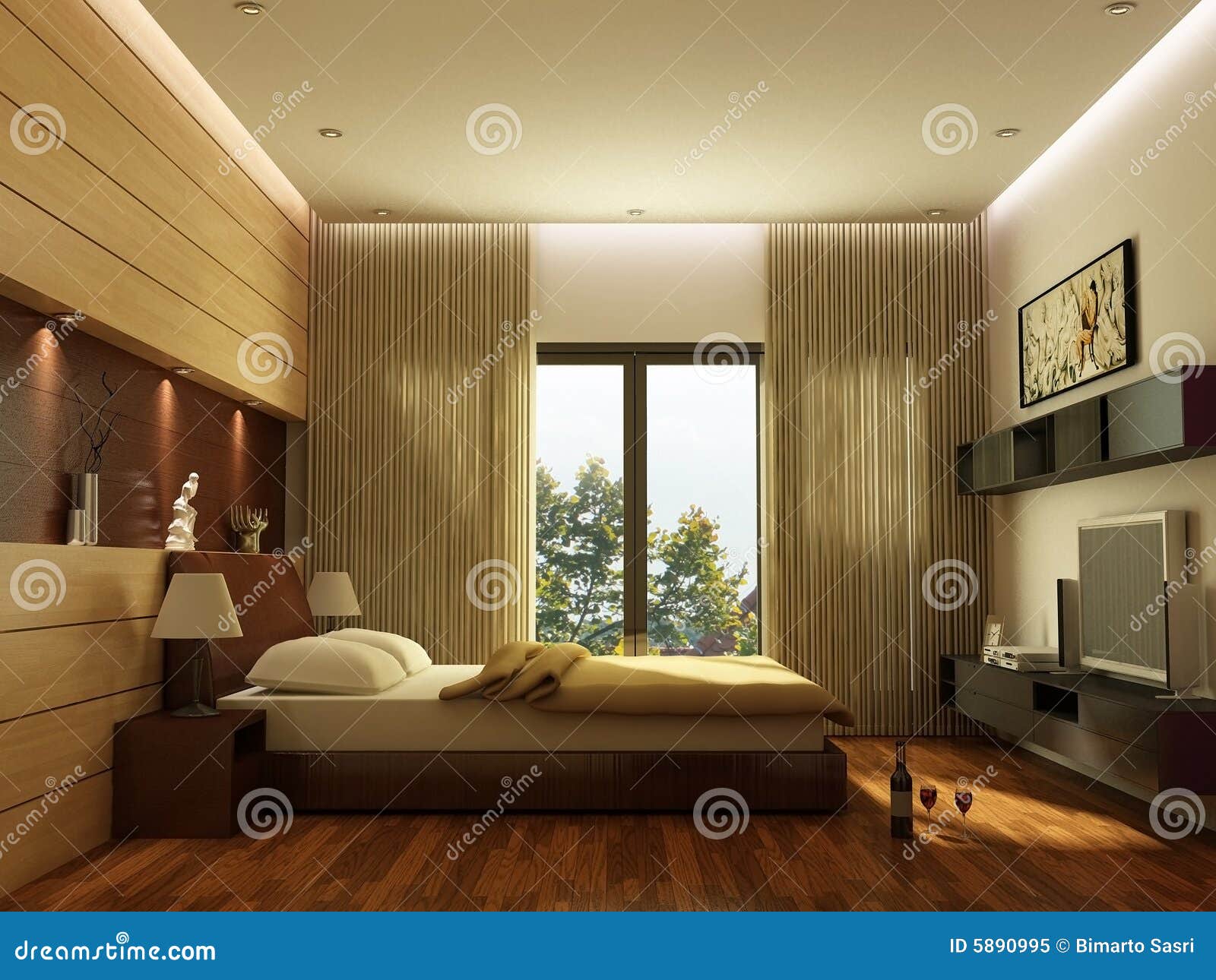 Bedroom stock image. Image of decor, furniture, bedroom - 5890995