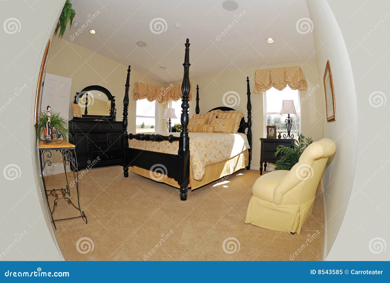 Bedroom stock image. Image of flat, interior, carpet, furniture - 8543585