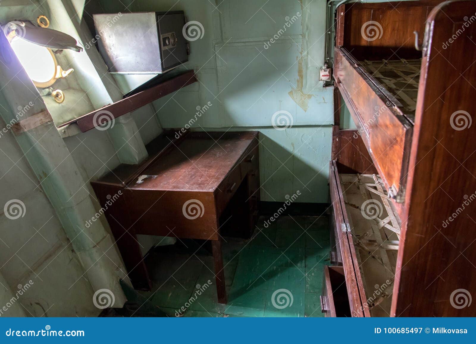 Bedroom Cabin on the Old Ship Editorial Photography - Image of cabin ...