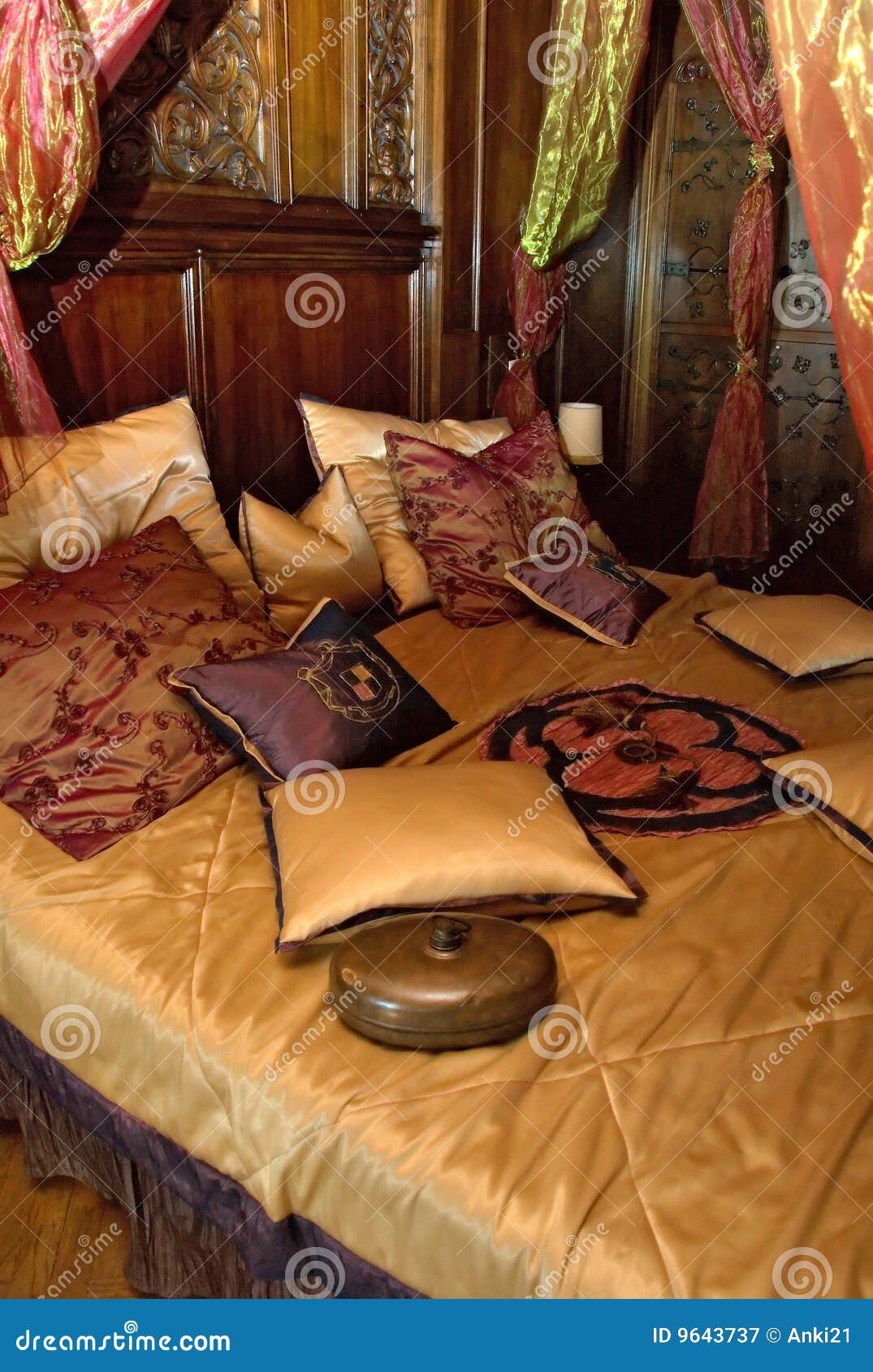 Bedroom in castle stock image. Image of castle, mansion - 9643737