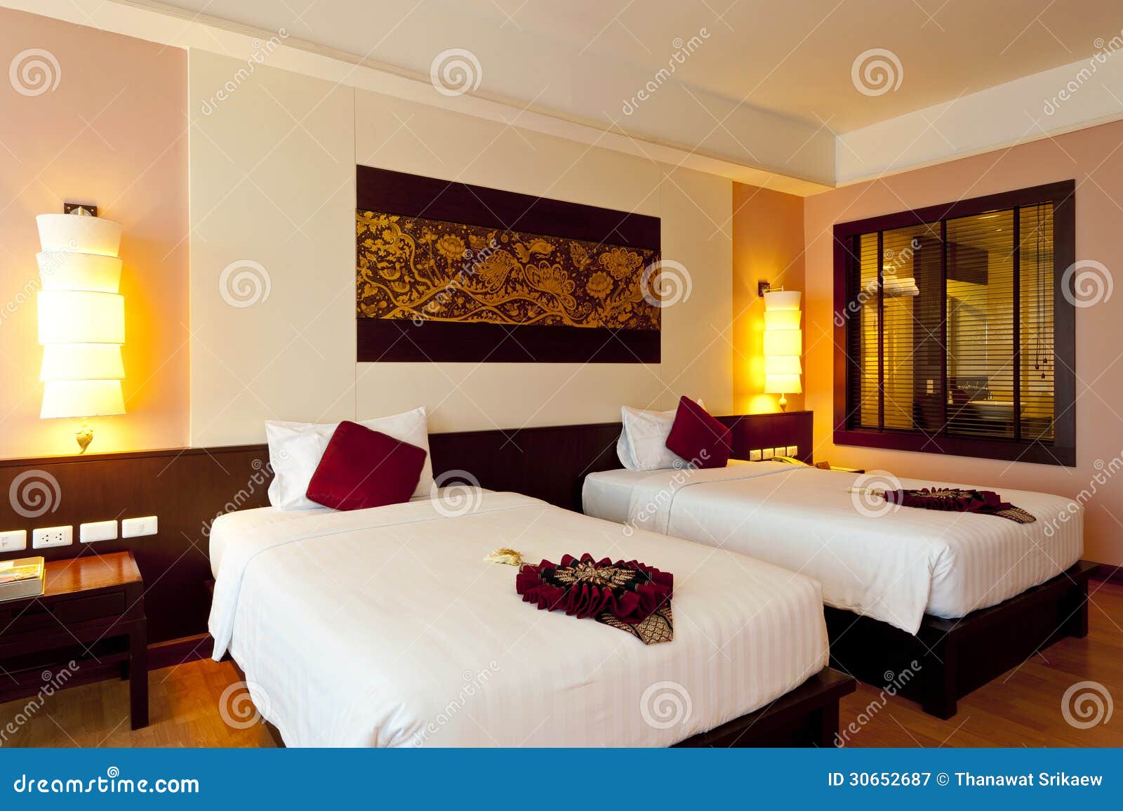 Bedroom hotel stock image. Image of bedroom, home, pillow - 30652687