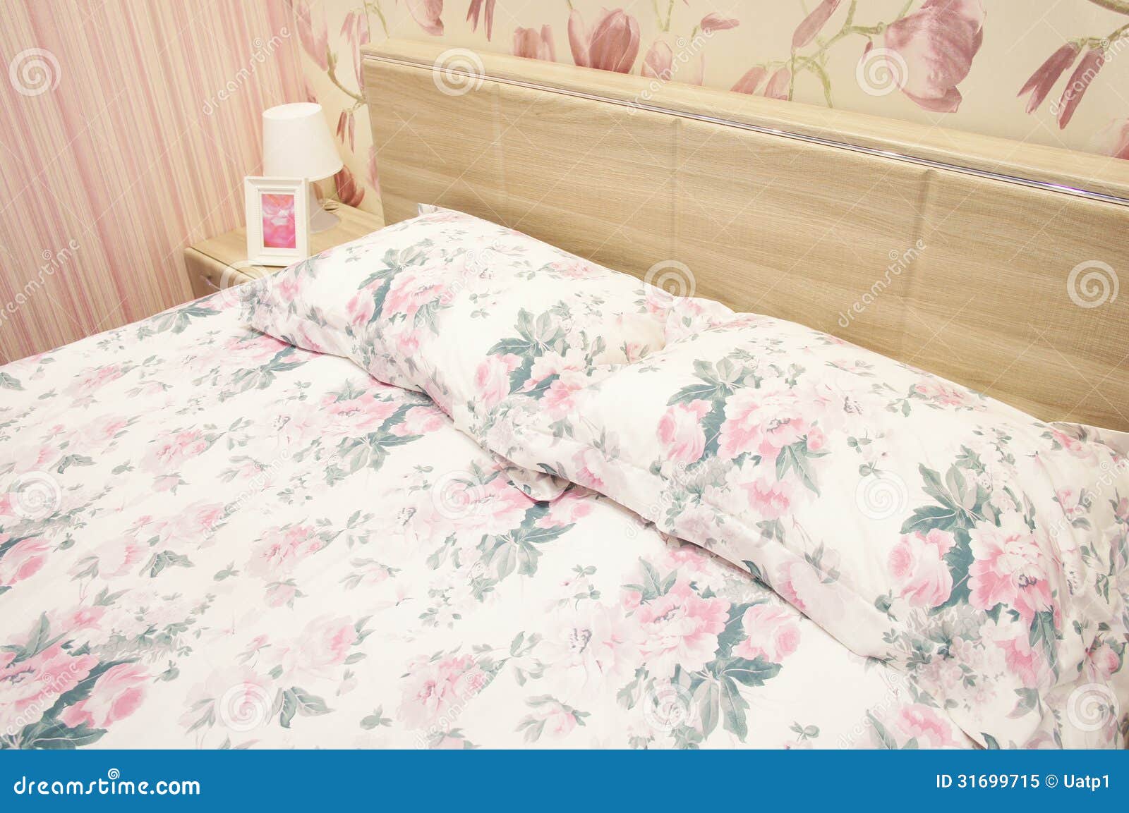 Bedroom stock image. Image of decoration, bedding, indoors - 31699715