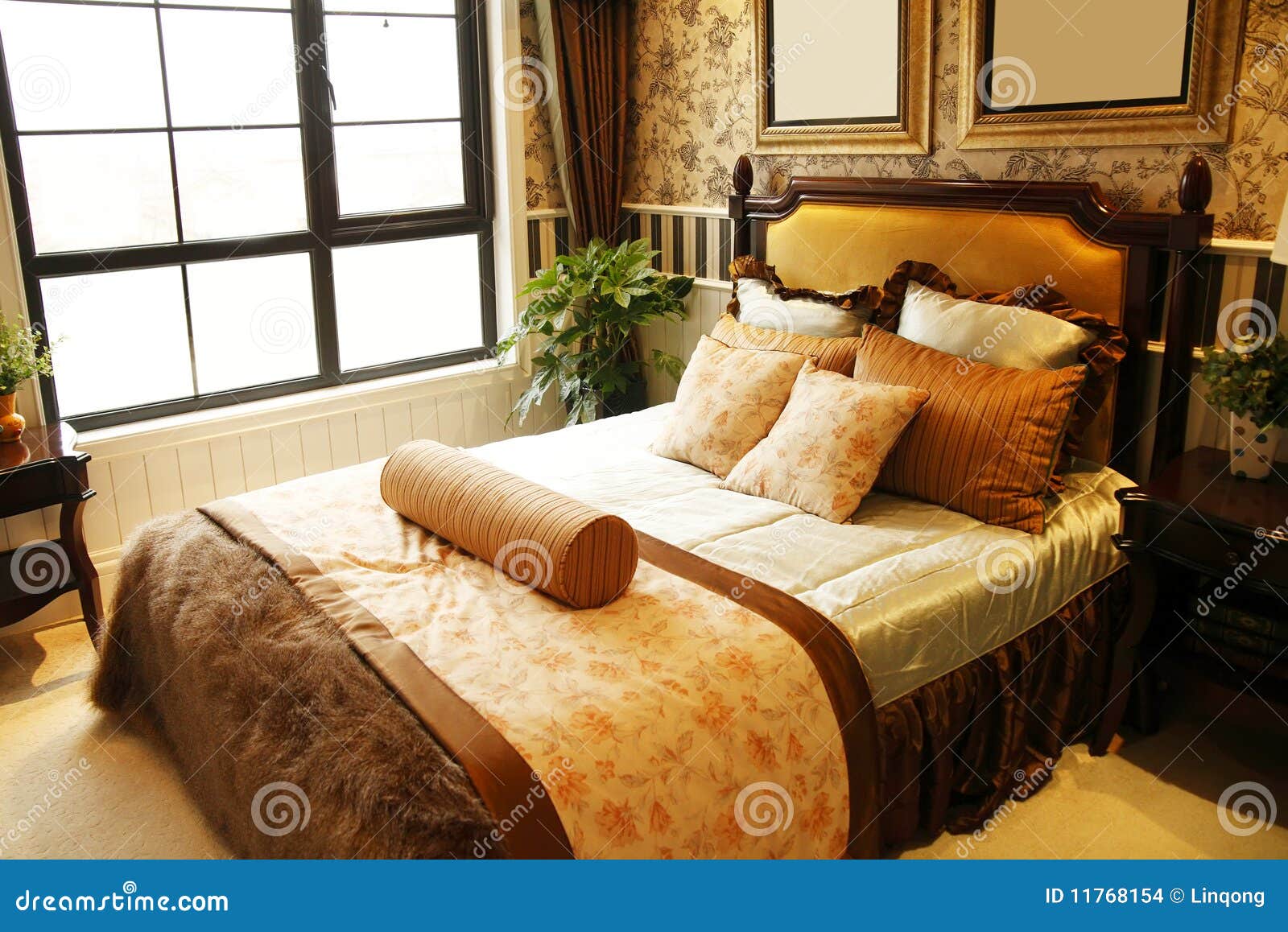 Bedroom interior stock photo. Image of luxury, modern - 11768154