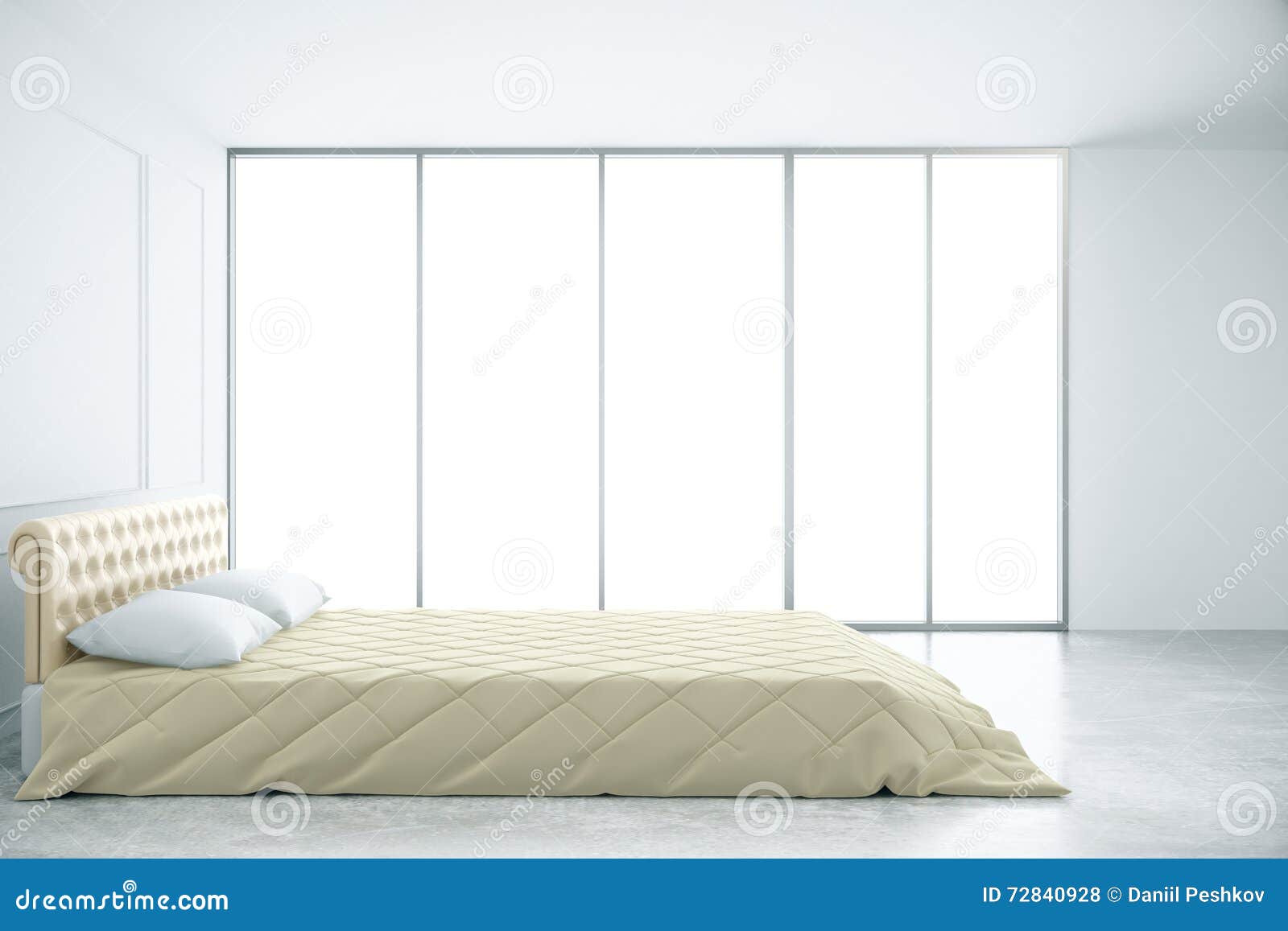 Bedroom interior side stock illustration. Illustration of living - 72840928