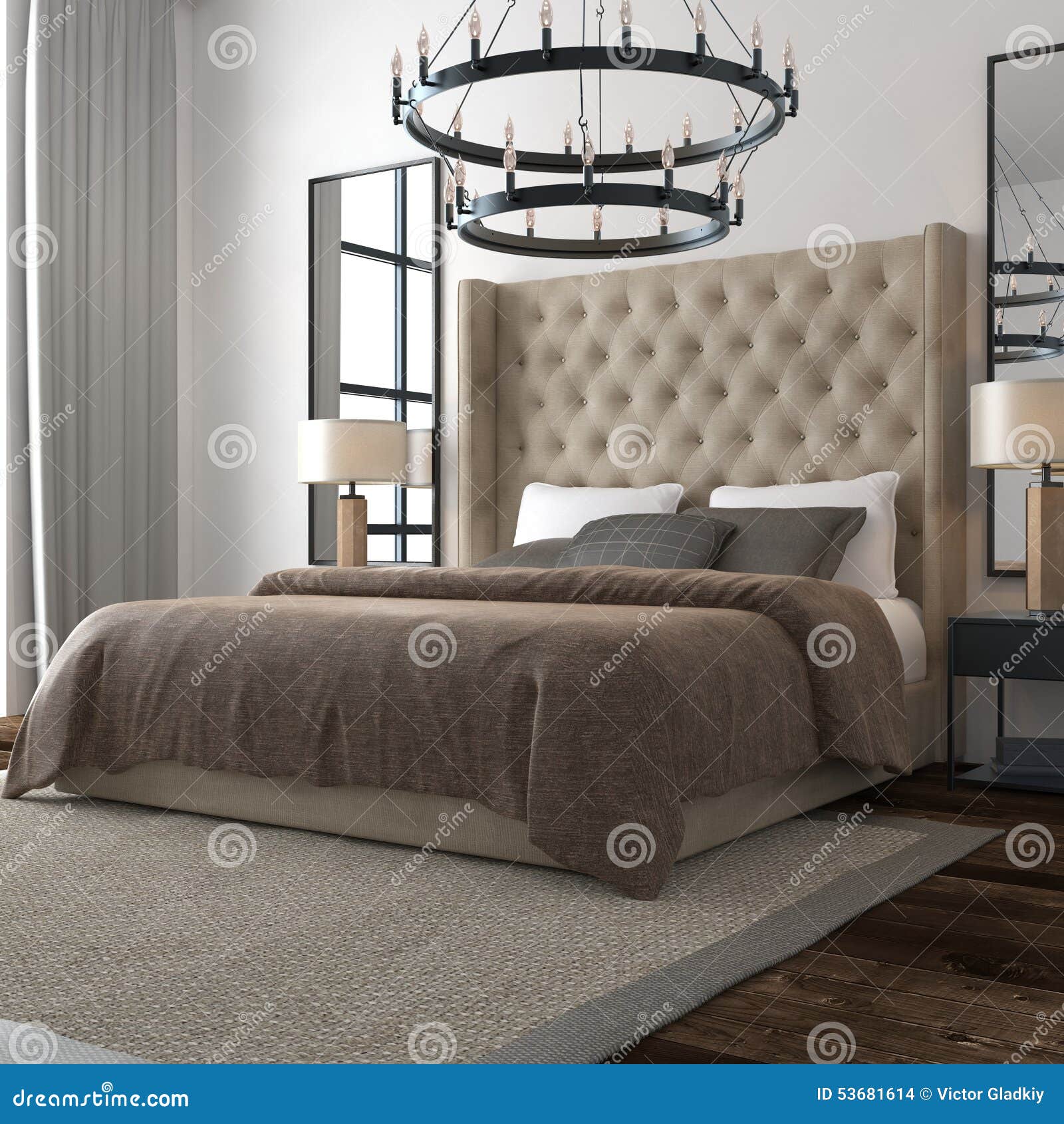 Bedroom Interior stock photo. Image of apartment, house - 53681614 Bedroom Interior stock photo. Image of apartment, house - 53681614