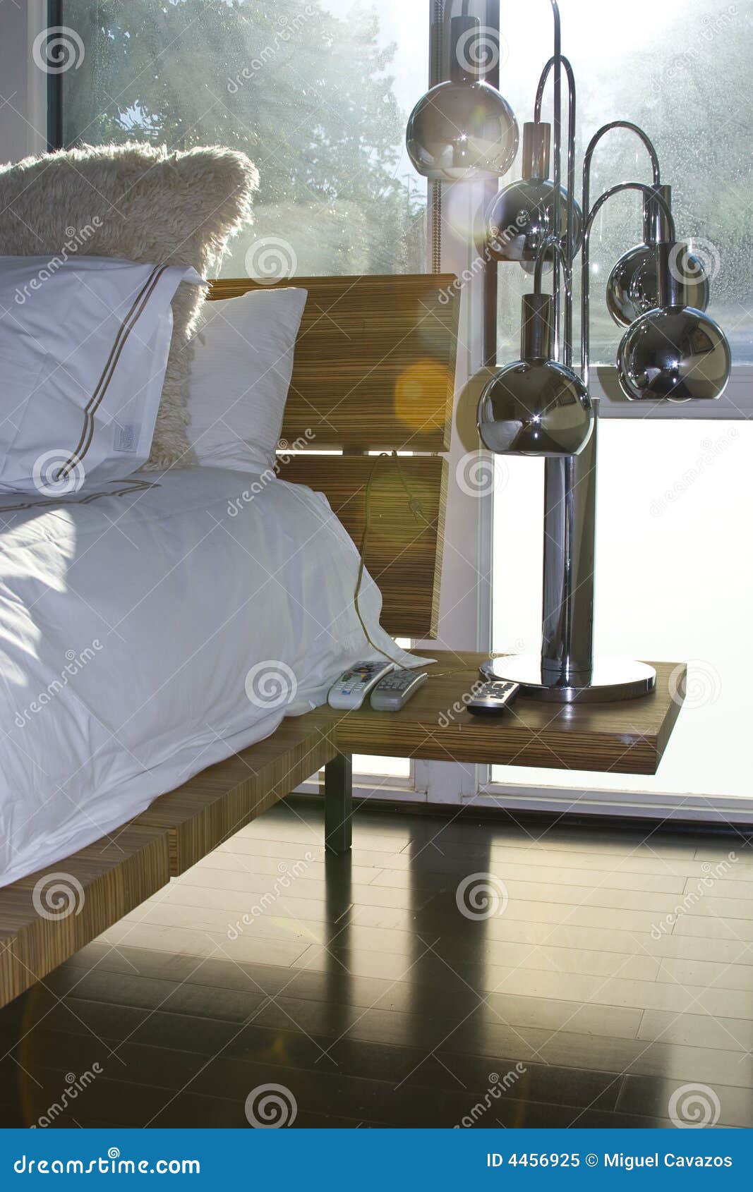 Bedroom window light stock image. Image of light, house - 4456925