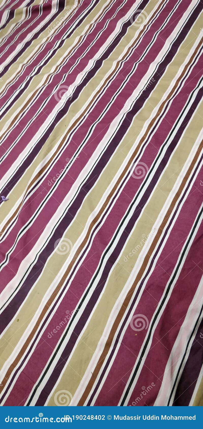 Bedsheet Color Design Stripe Red Yellow White Stock Photo - Image of ...