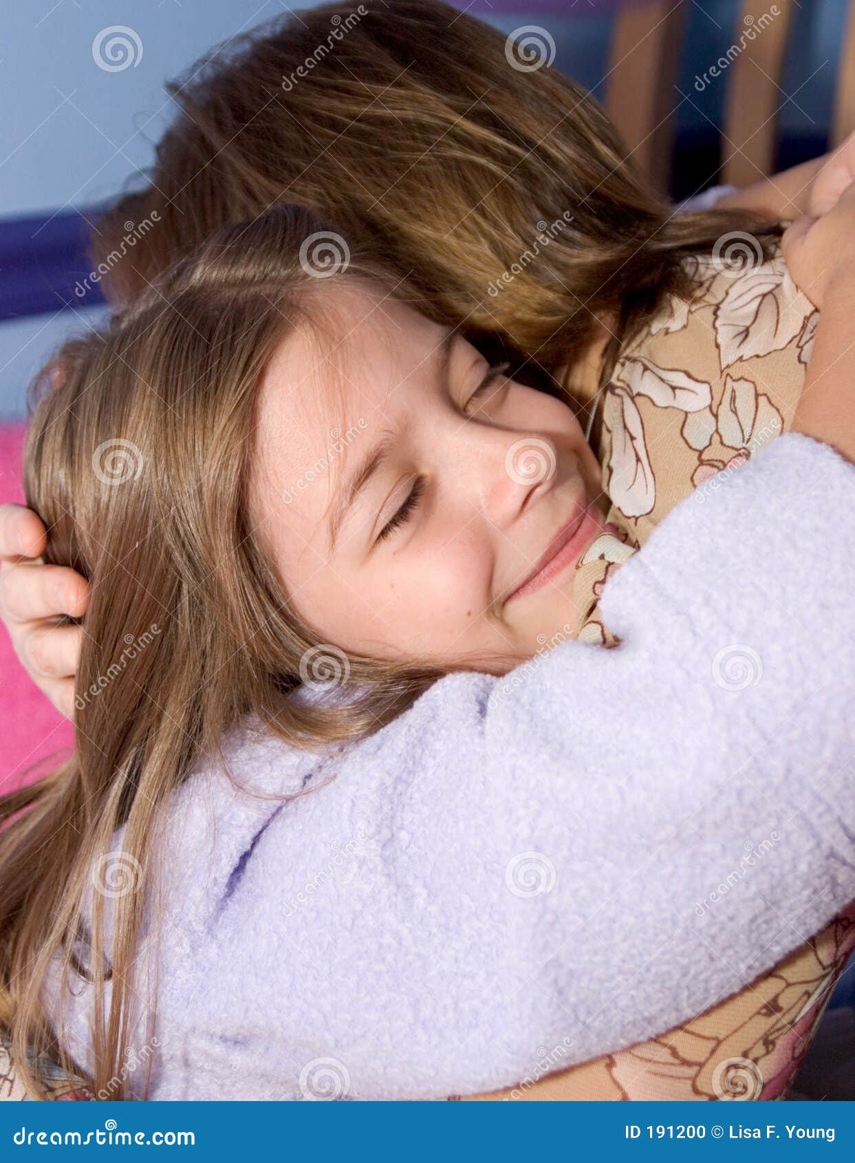 Bedtime Hug stock photo. Image of happy, families, family - 191200