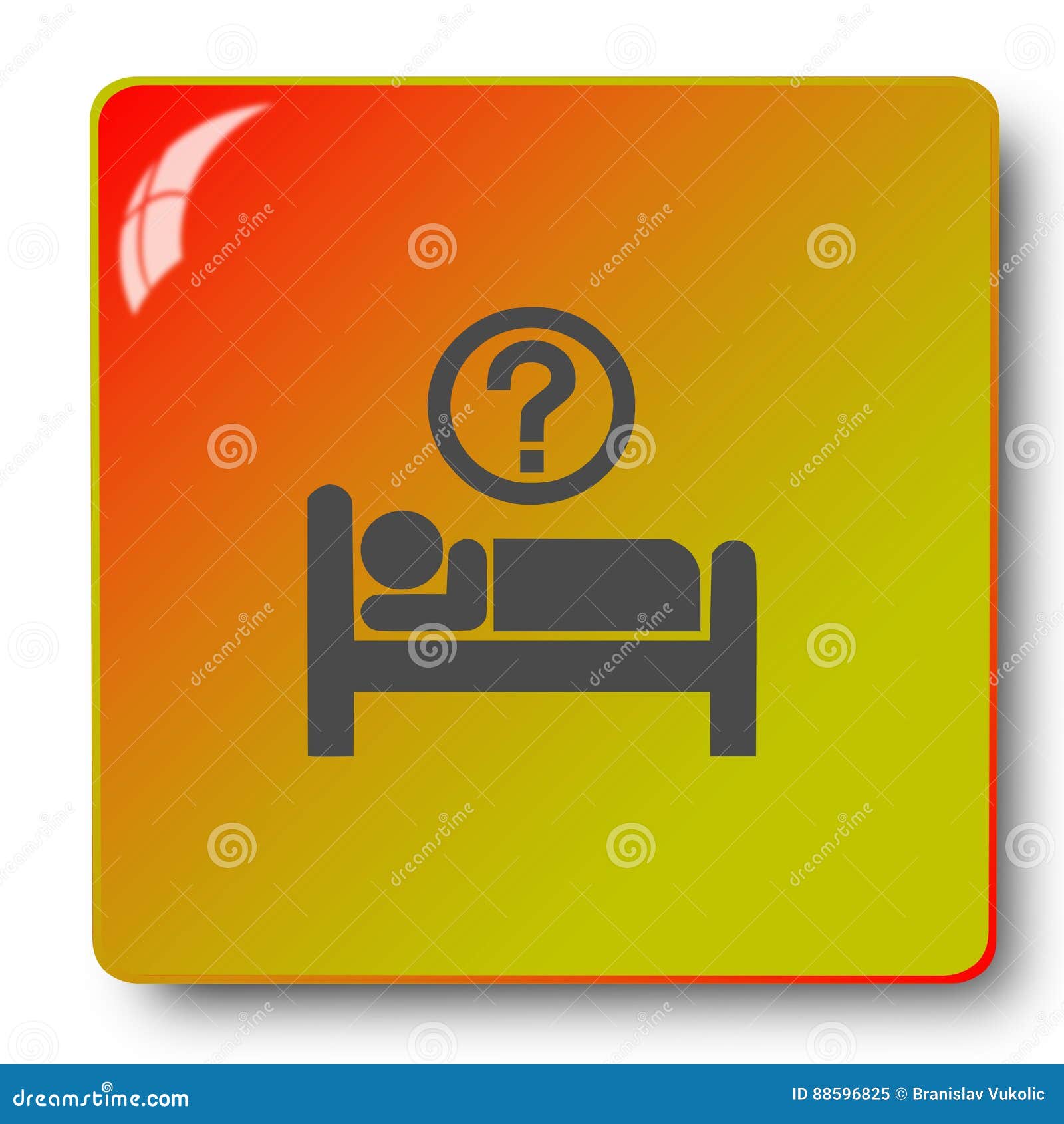 Bedtime Icon,sing,illustration Stock Illustration - Illustration of ...