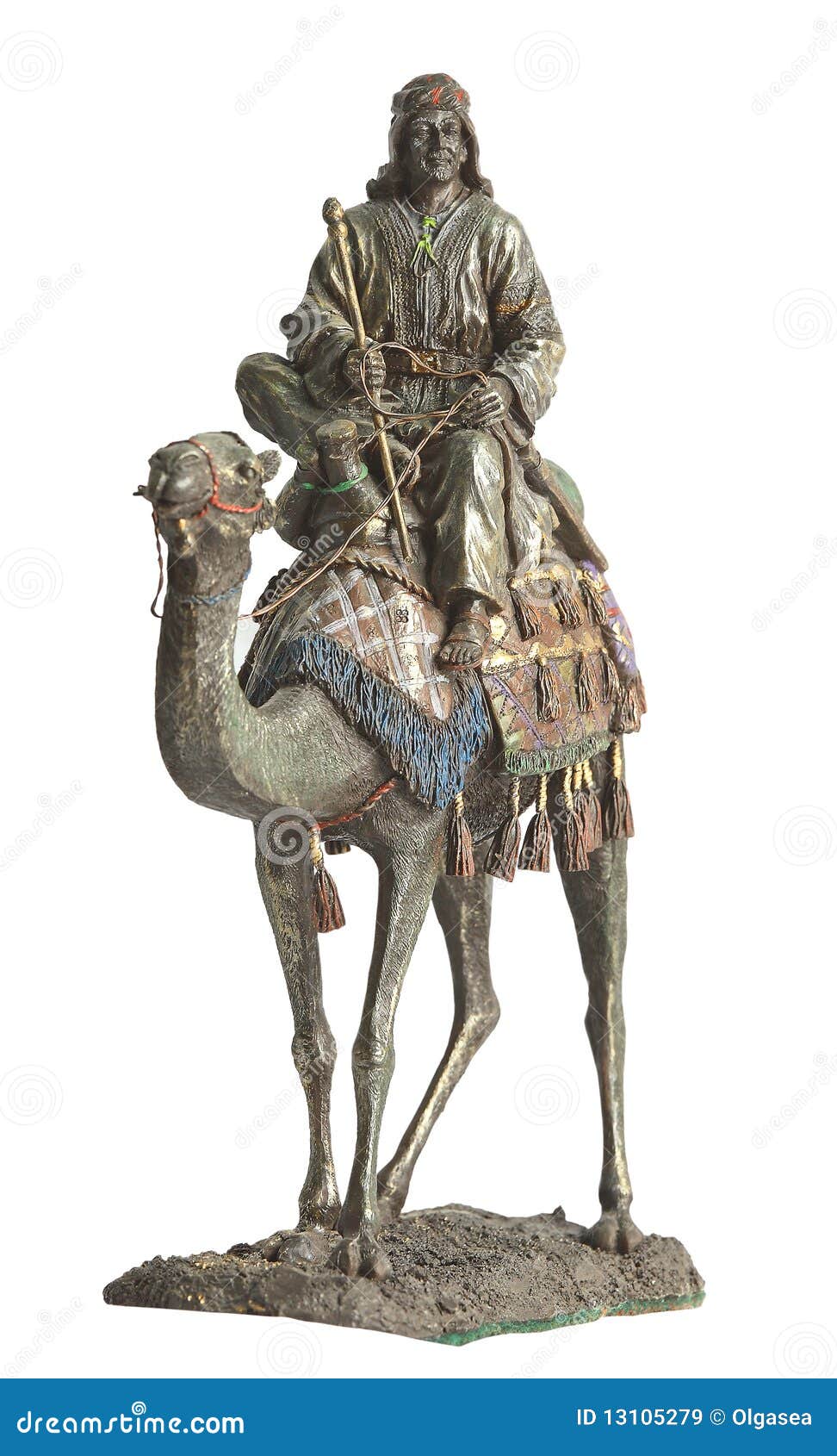 Beduine stockbild. Bild von gold, antiken, fremder, bettdecke - 13105279