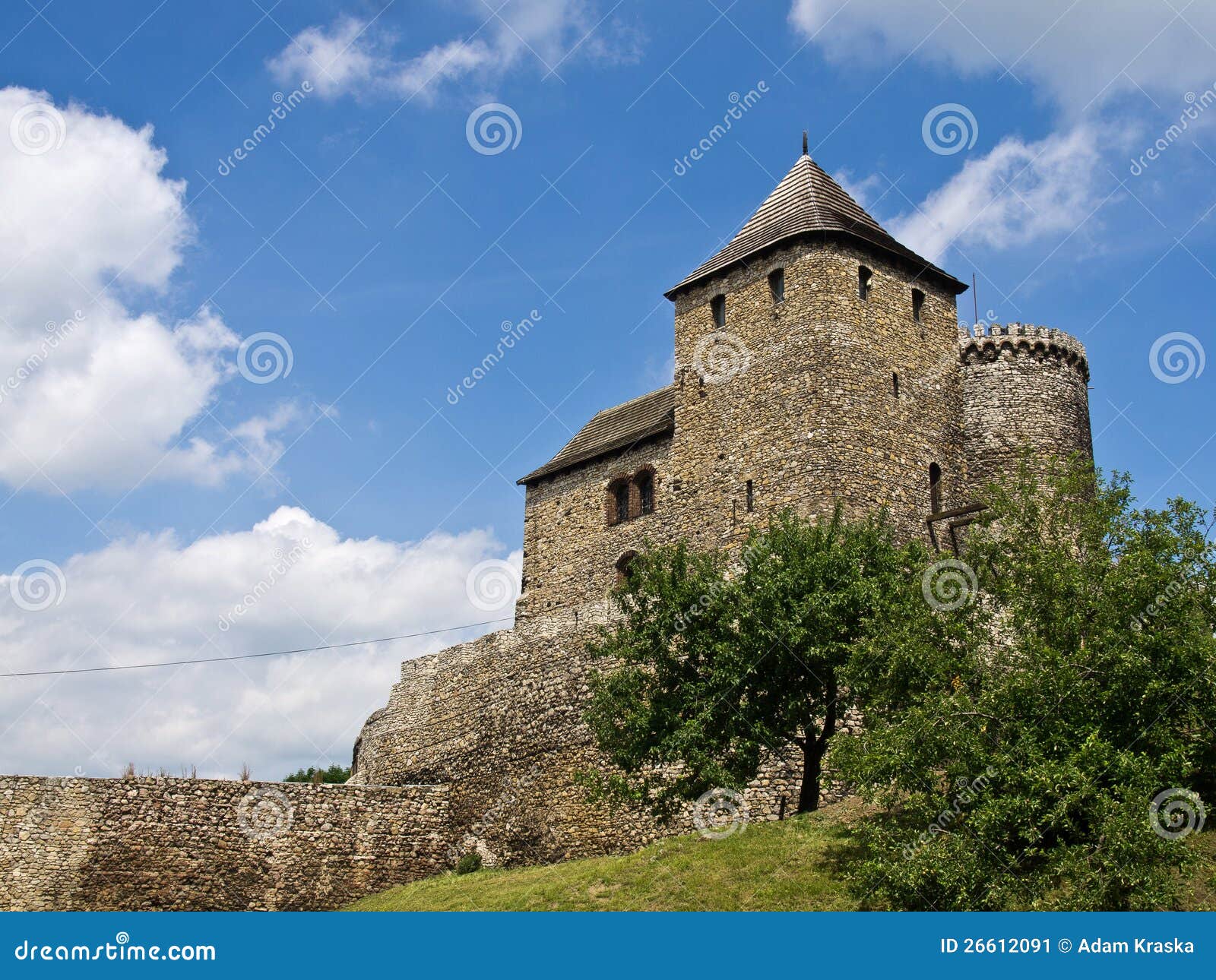 The Bedzin castle stock image. Image of poland, europe - 26612091