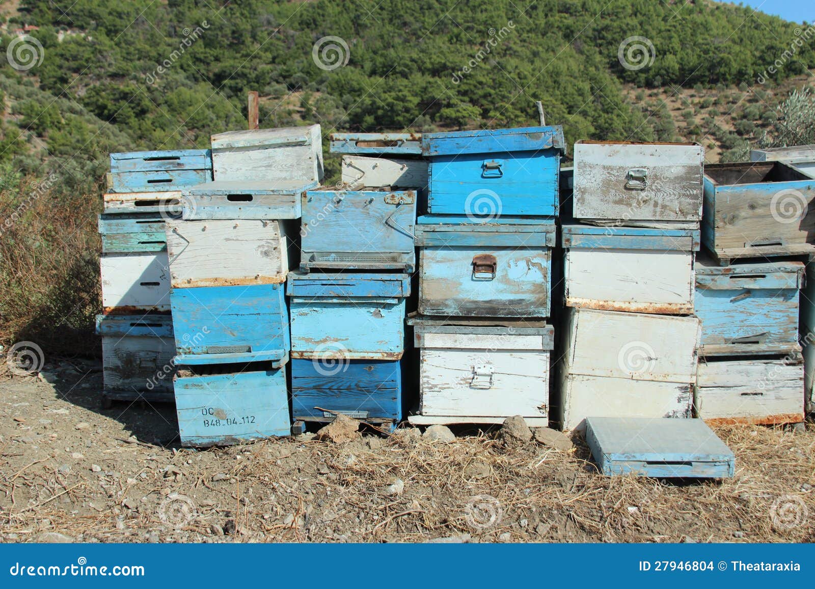 Bee Box stock photo. Image of rustic, outdoors, farm - 27946804