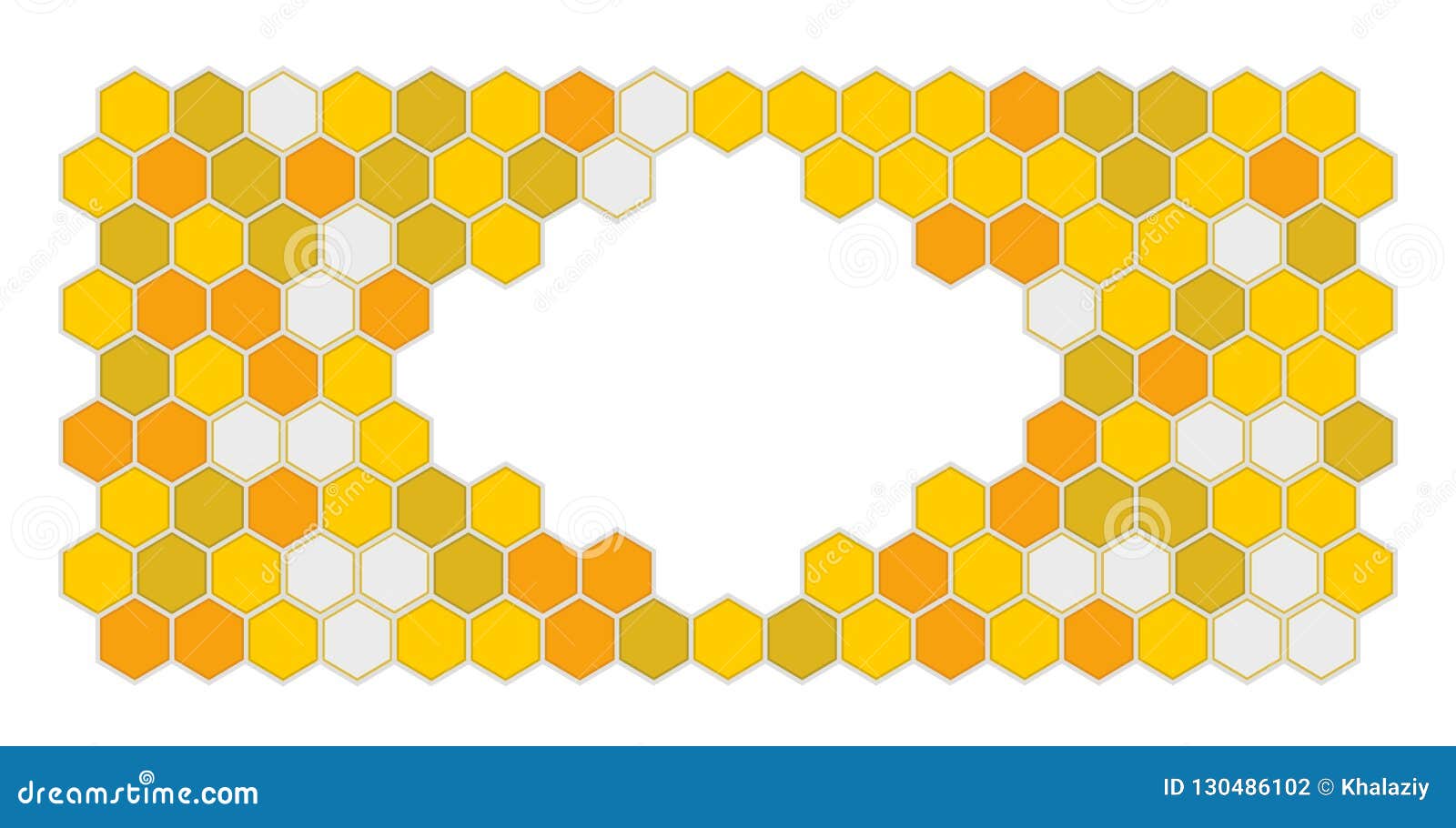 Bee Comb Pattern Illustration Stock Vector - Illustration of icon ...