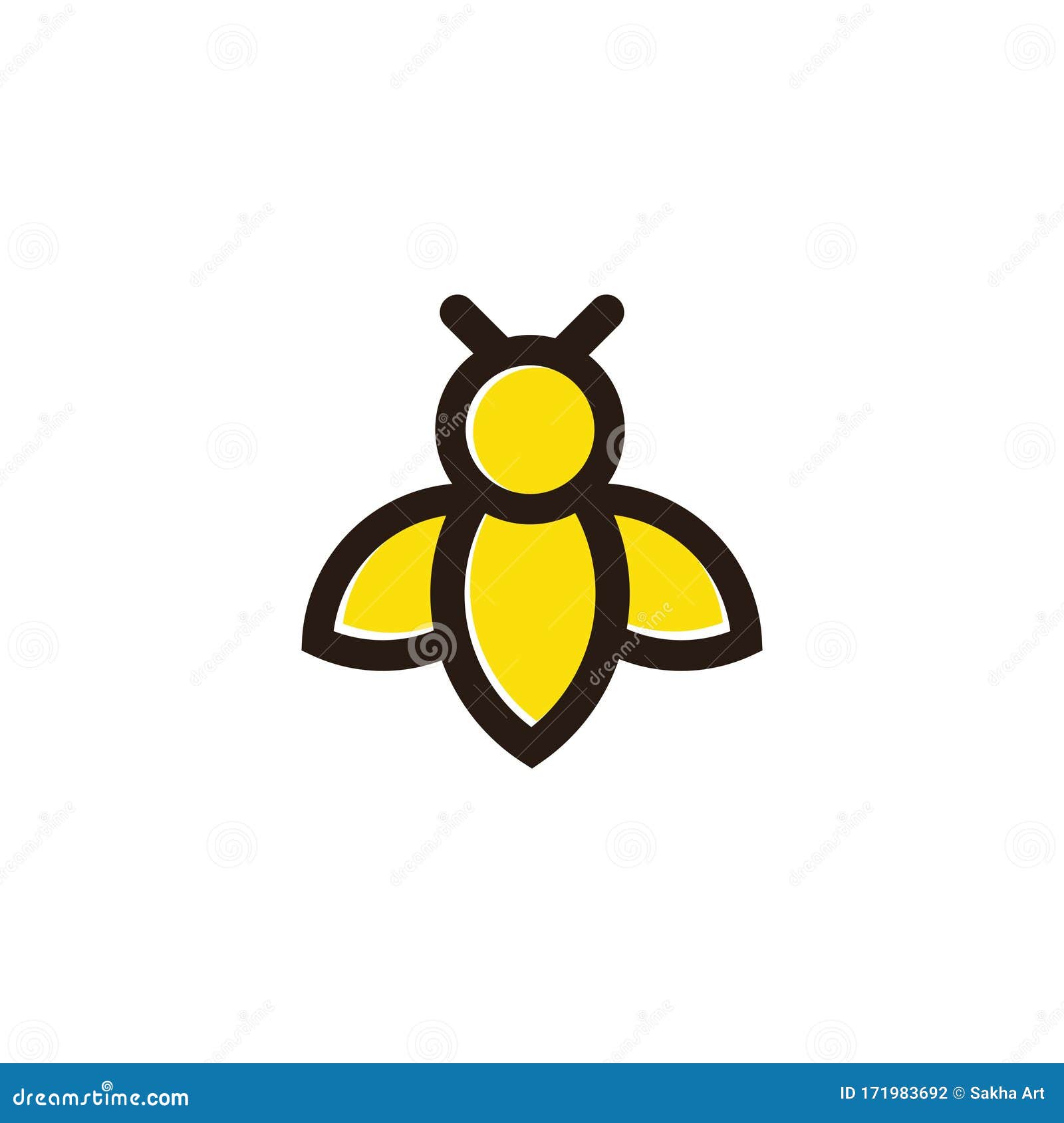 Bee Concepts Logo Vector Graphic Abstract Template Stock Vector ...
