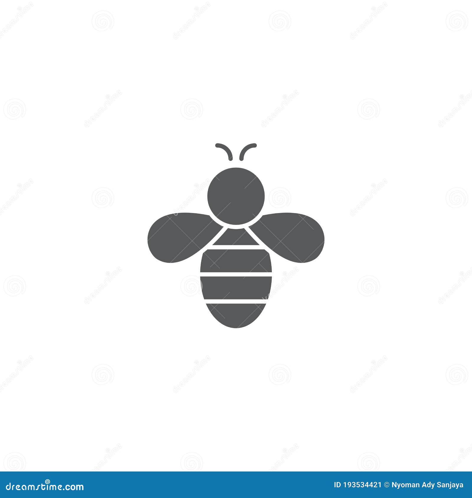 Bee Concepts Logo Vector Graphic Abstract Template Isolate on White ...