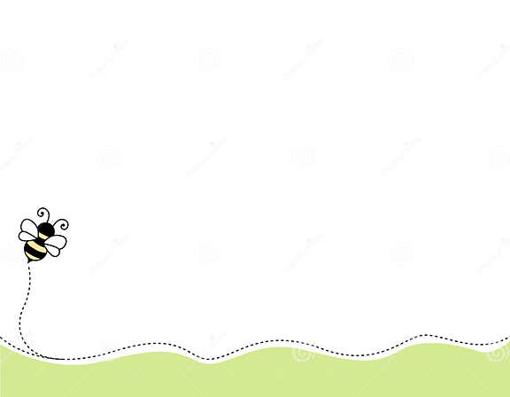 Bee corner / border stock vector. Illustration of clipart - 14569732