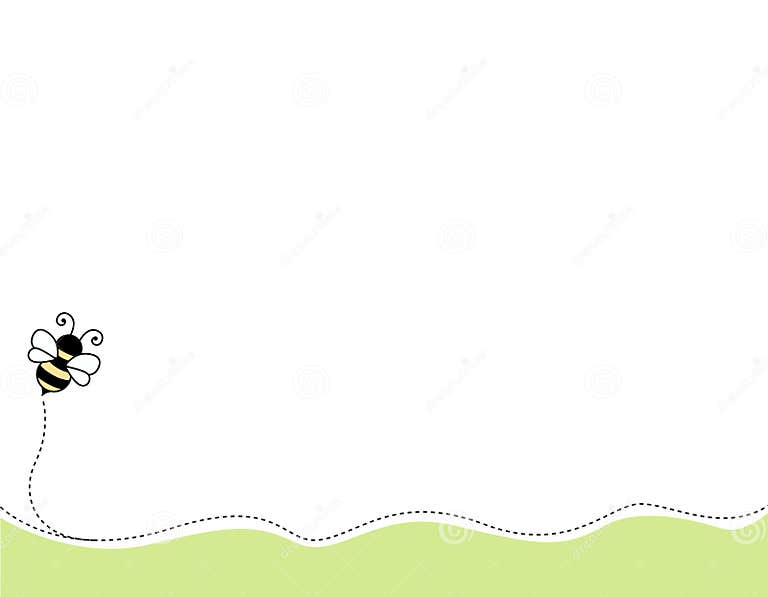 Bee corner / border stock vector. Illustration of clipart - 14569732