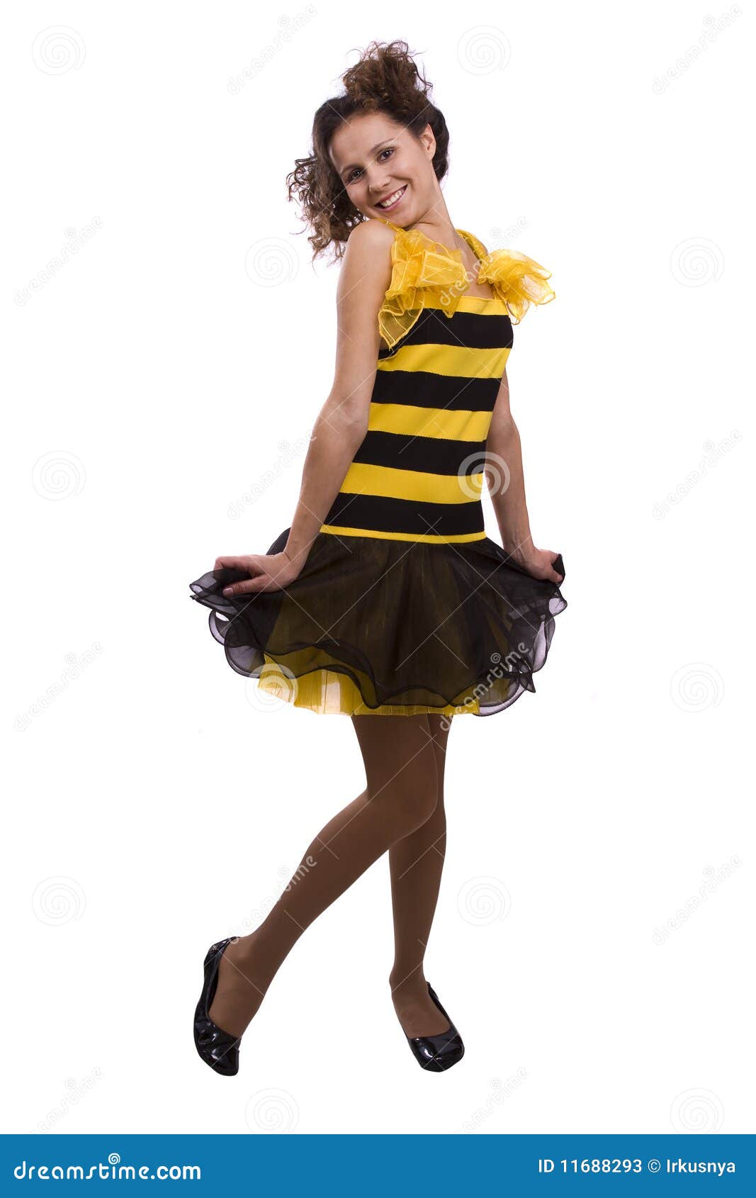 Bee costumes woman. stock image. Image of beautiful, dressup - 11688293