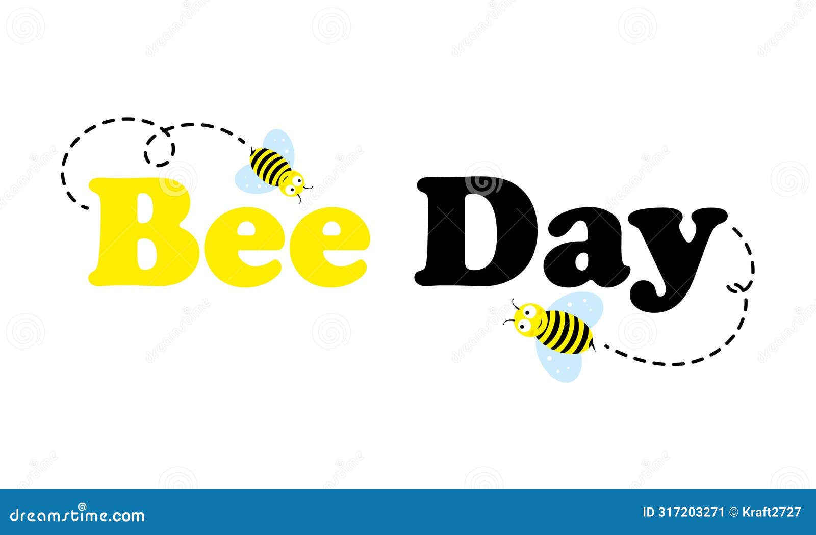 Bee day flying bees stock vector. Illustration of cheerful - 317203271