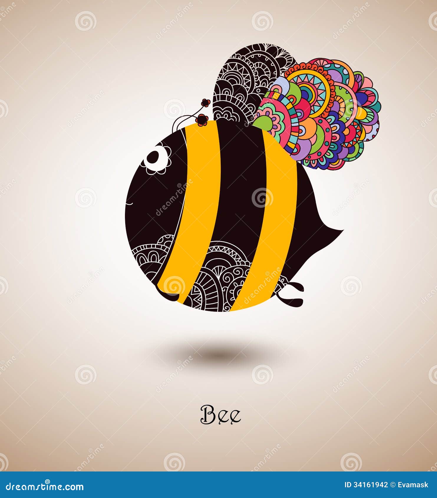 Fantastic Bee Stock Illustrations – 192 Fantastic Bee Stock ...