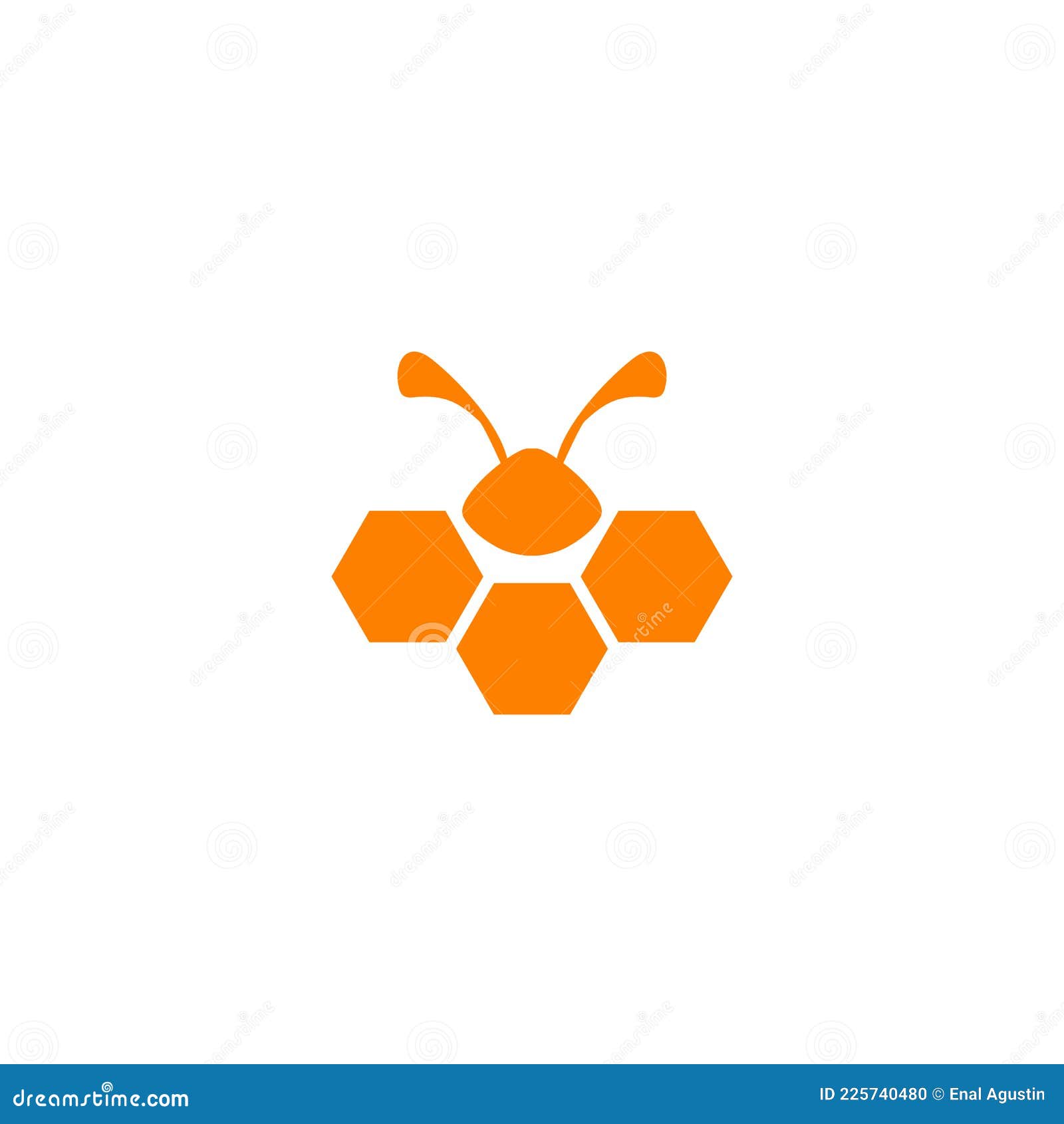 Bee Farming Logo Design Template Stock Vector - Illustration of honey ...