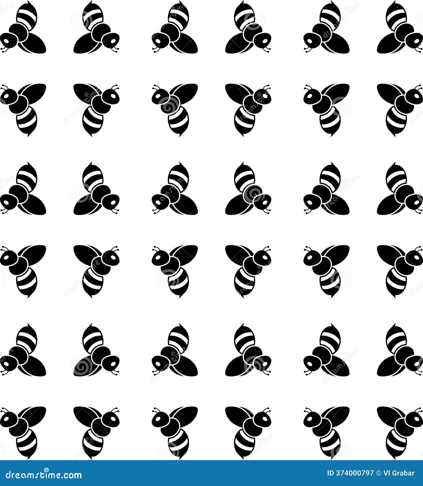 Bee Flying Path. Travel Dotted Route. The Flight Path. Hand Drawn ...