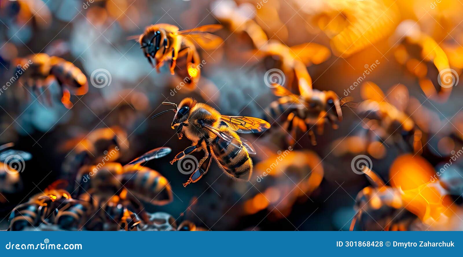 Bee Foraging for Nectar, the Role of Bees in Pollination and ...