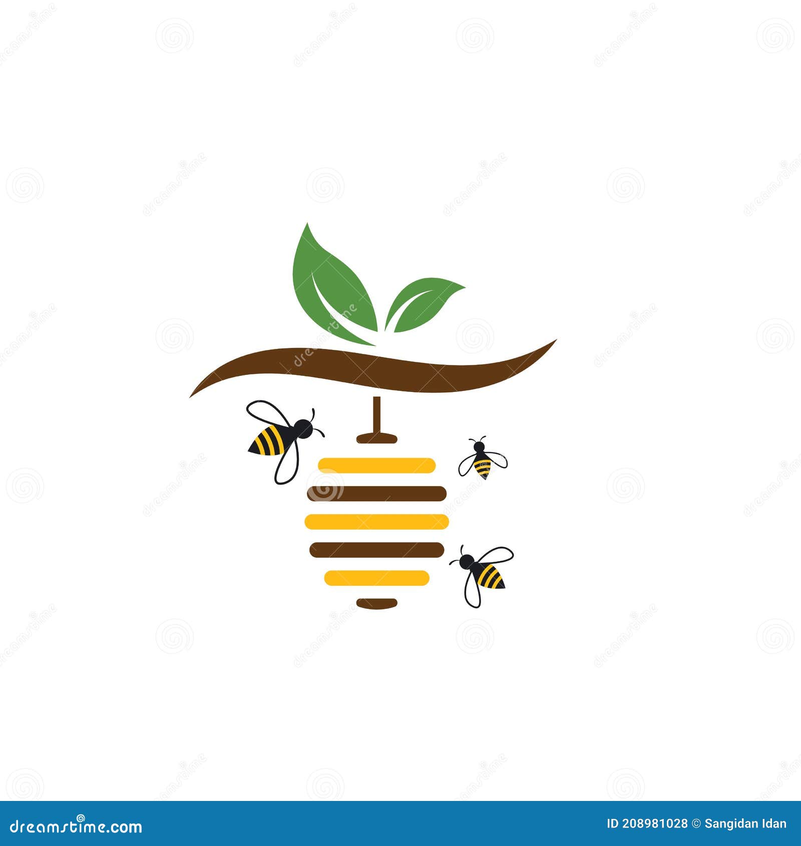 Hive Vector Icon Isolated On Transparent Background, Linear Hive ...