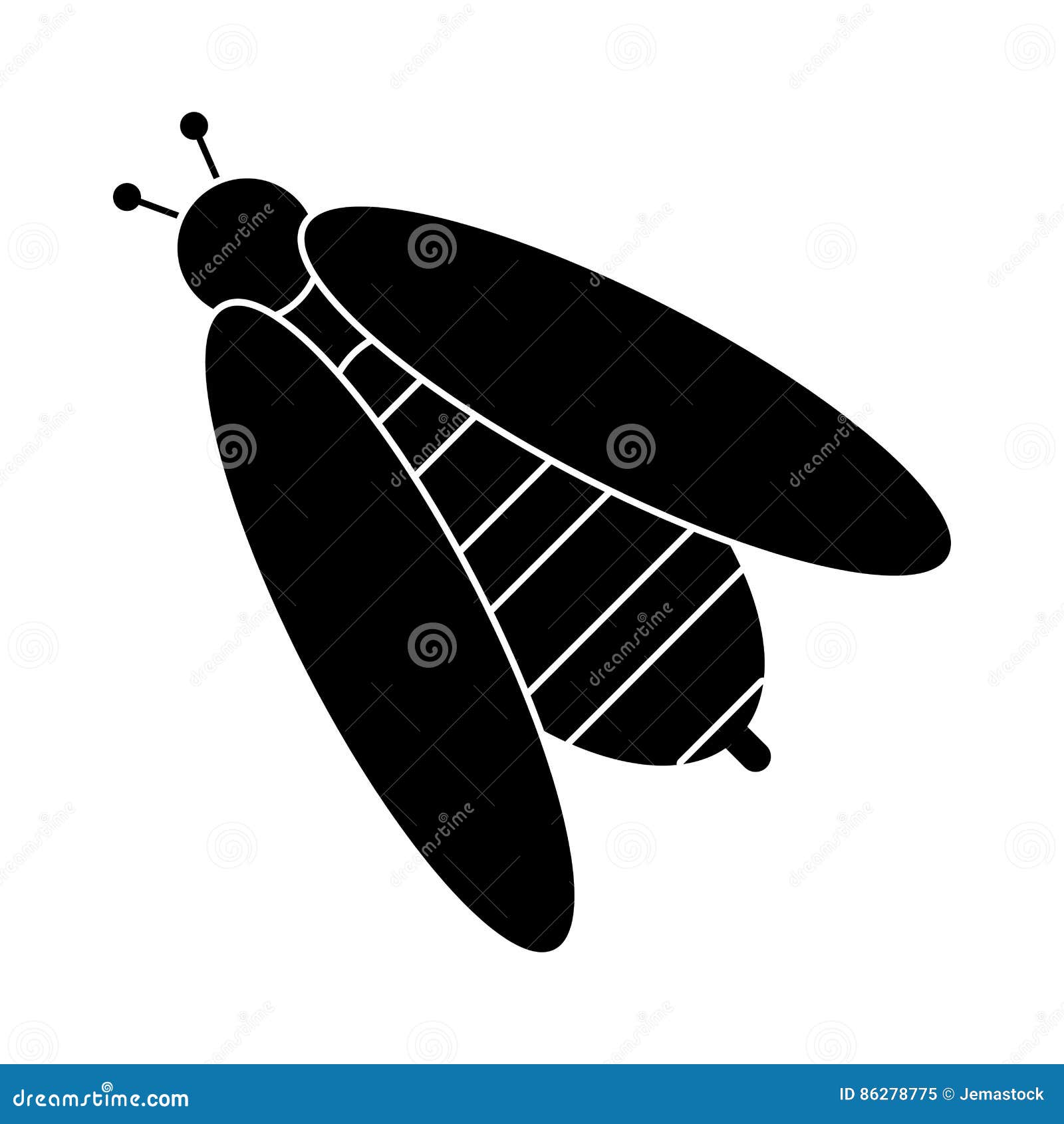 Bee Honey Insect Insect Pictogram Cartoon Vector | CartoonDealer.com ...