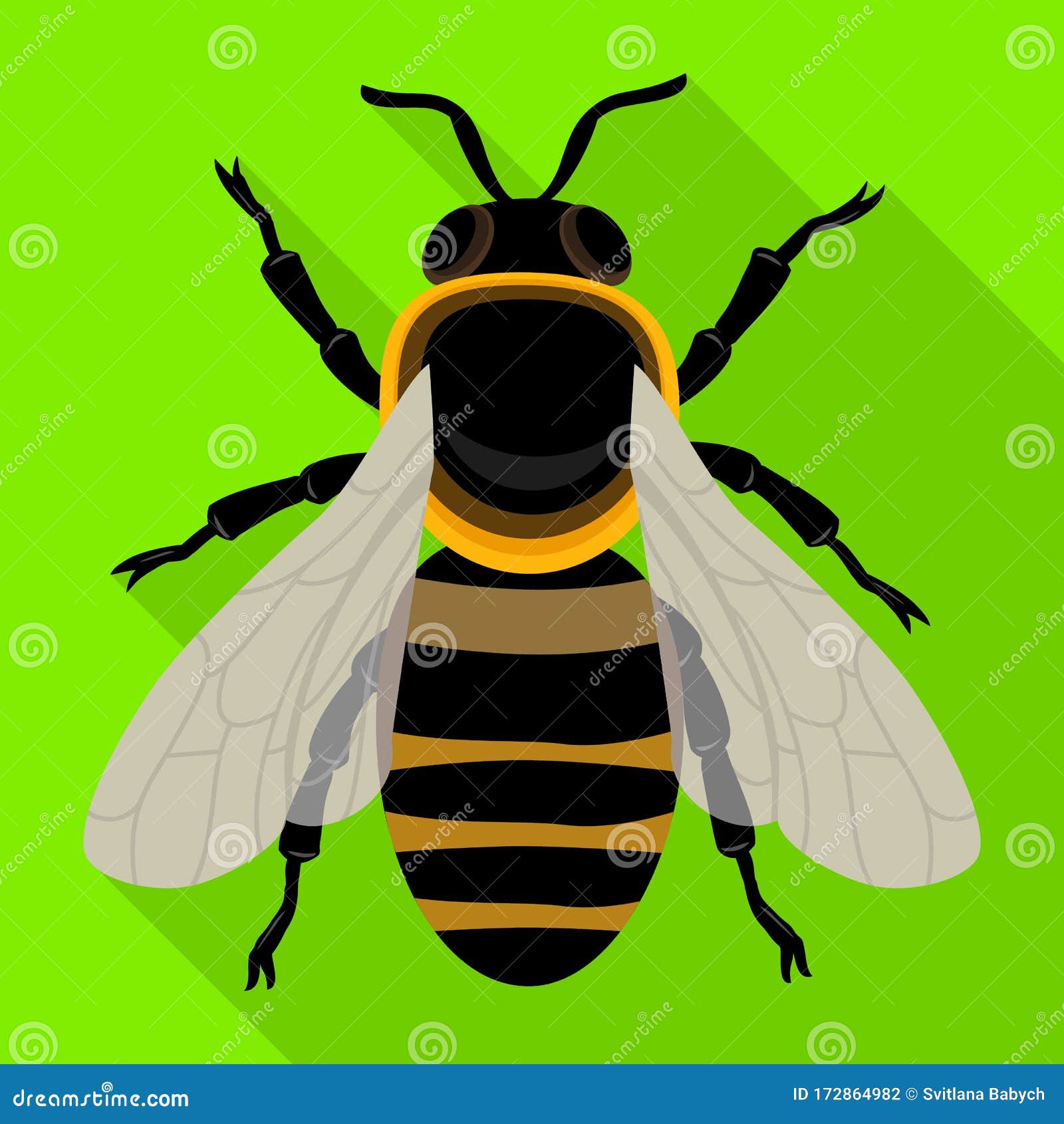 Bee Honey Vector Icon.Flat Vector Icon Isolated on White Background Bee ... Bee Honey Vector Icon.Flat Vector Icon Isolated on White Background Bee ...