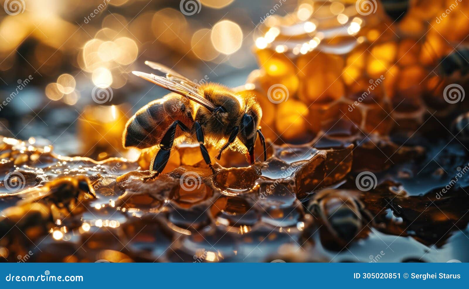 Bees Around A Floral Globe, Symbolizing Global Biodiversity And The ...
