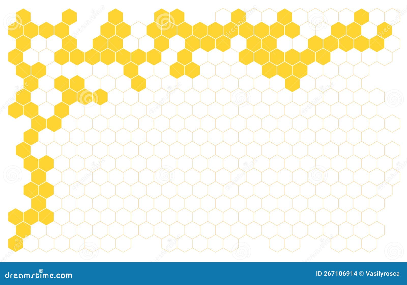 Bee Honeycomb Vector Background Honey Illustration. Beehive Honeycomb ...