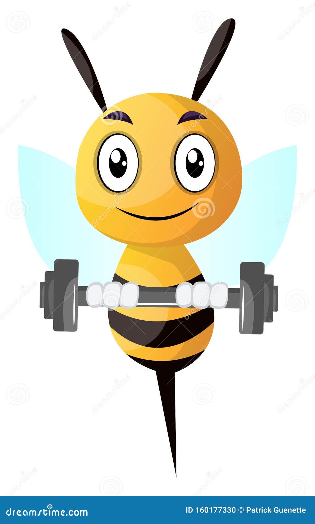 Bee Lifting Weight Stock Illustrations – 17 Bee Lifting Weight Stock ...