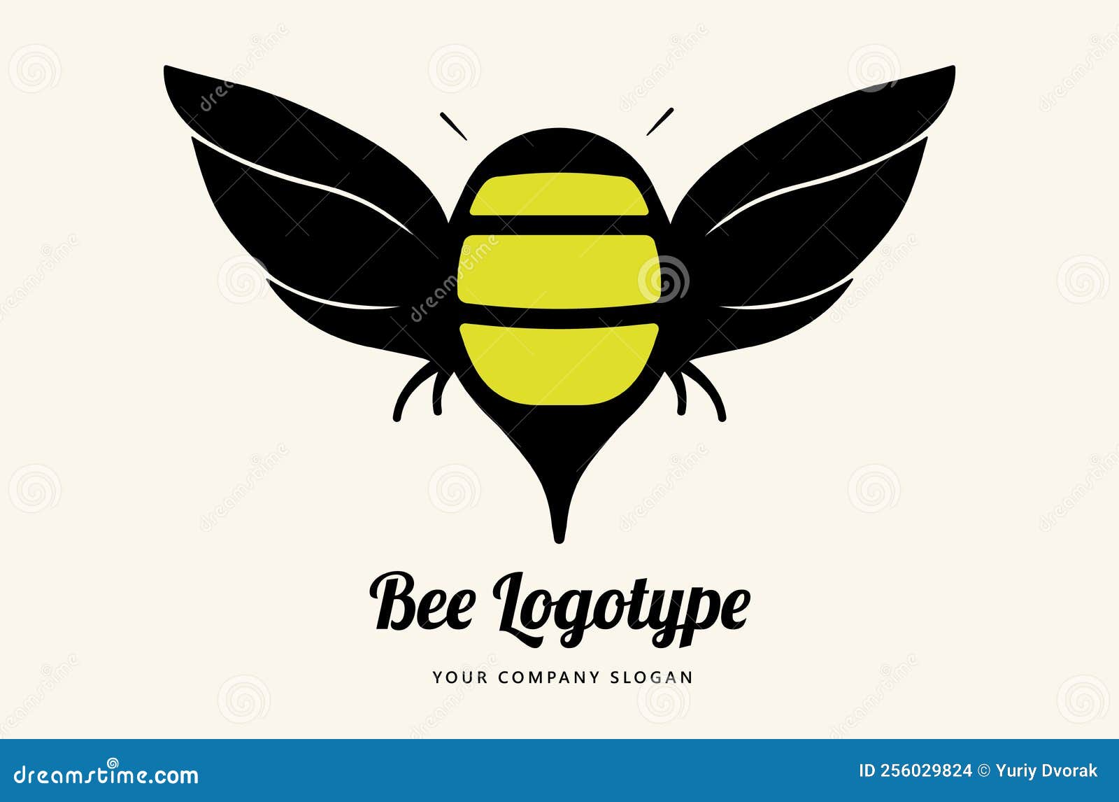 Bee Logo Design Vector, Bug Bee Design. Stock Illustration ...