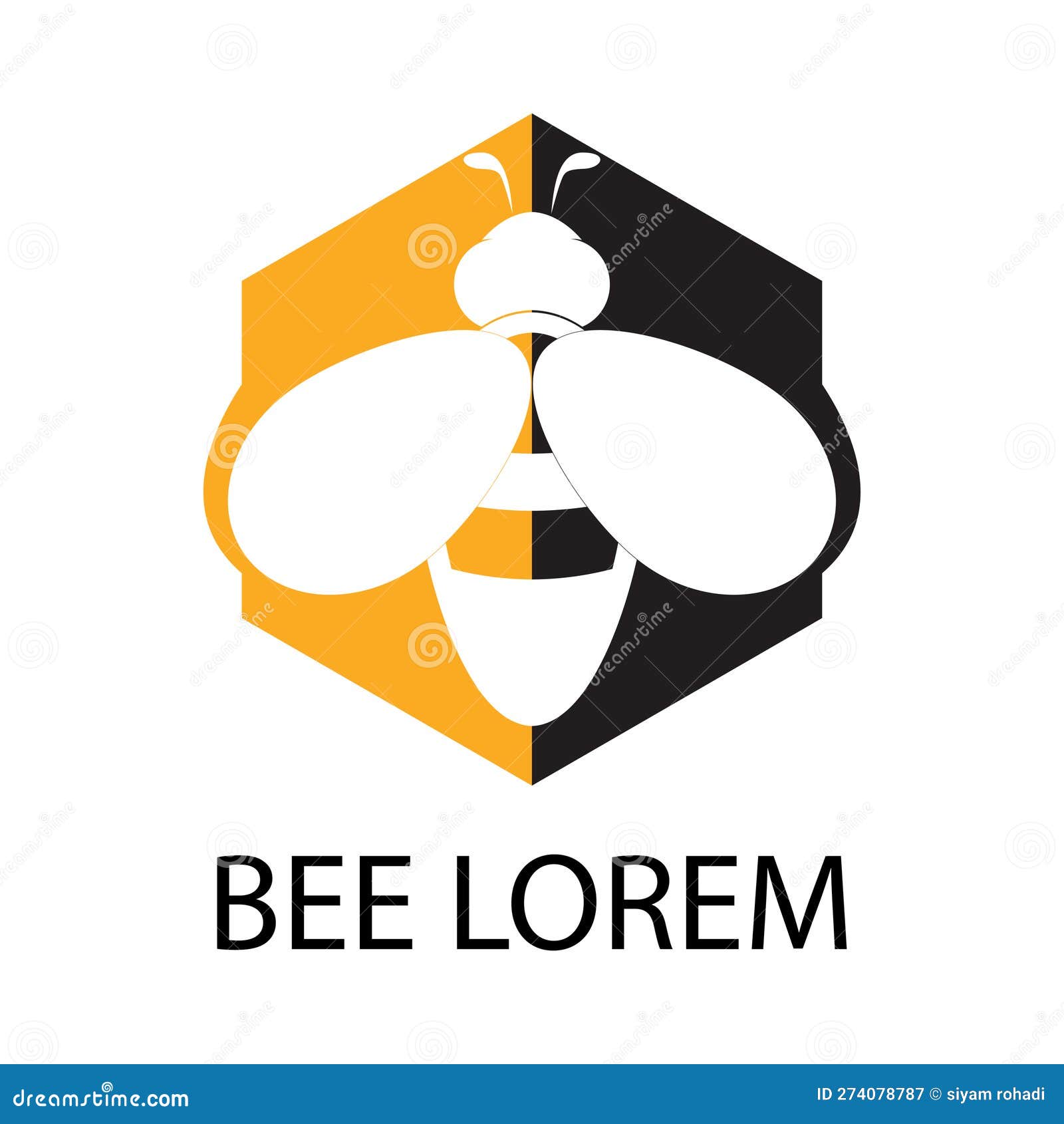 Bee Logo Illustrations Design Icon Stock Vector - Illustration of ...
