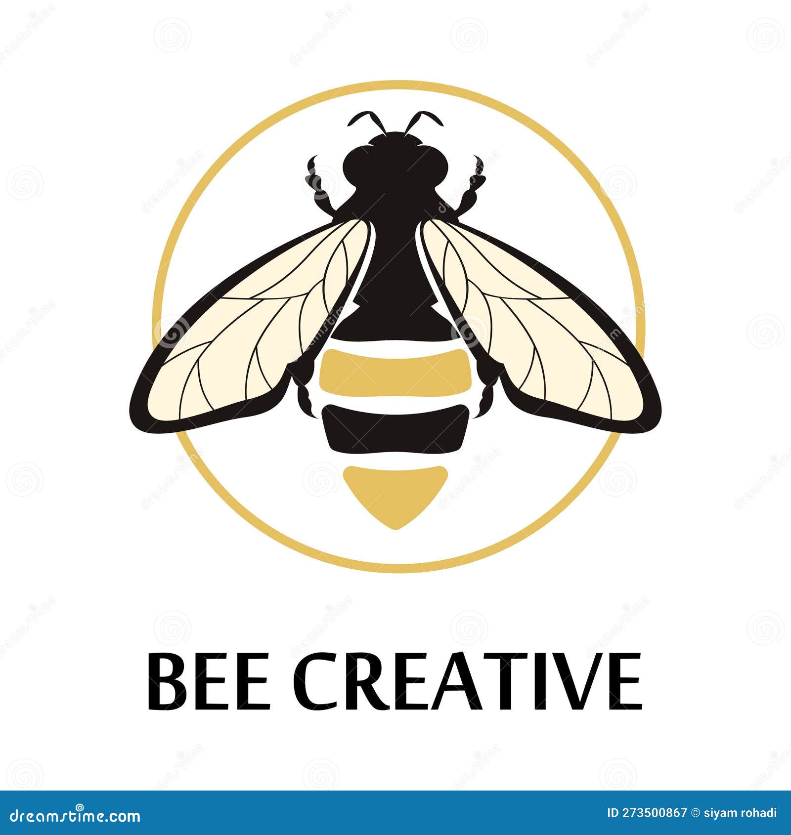 Bee Logo Illustrations Design Icon Stock Vector - Illustration of ...