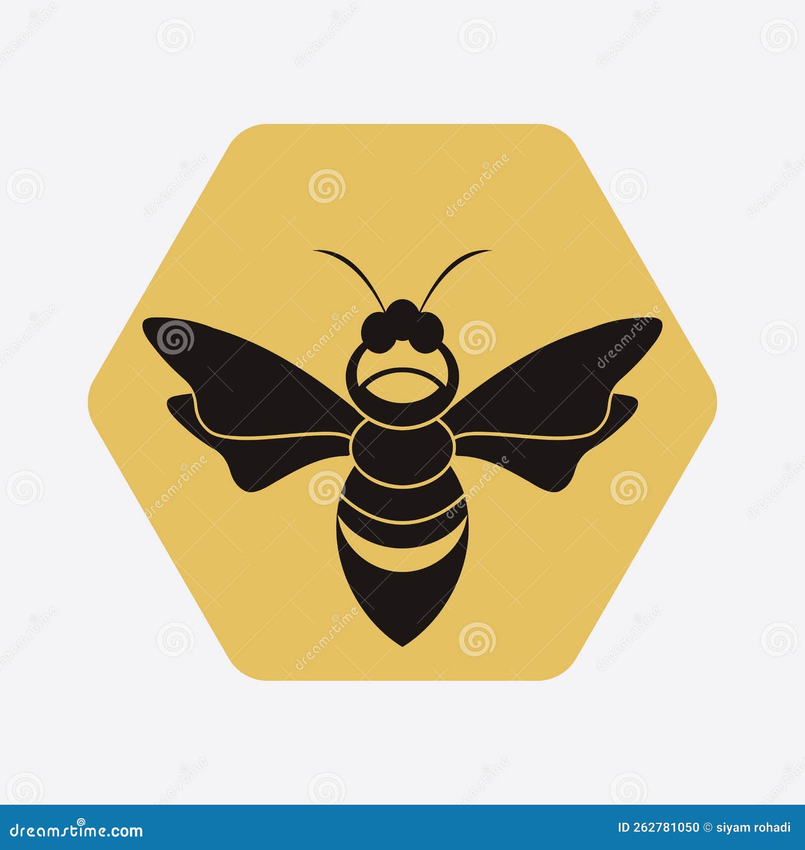 Bee Logo Illustrations Design Icon Stock Vector - Illustration of ...