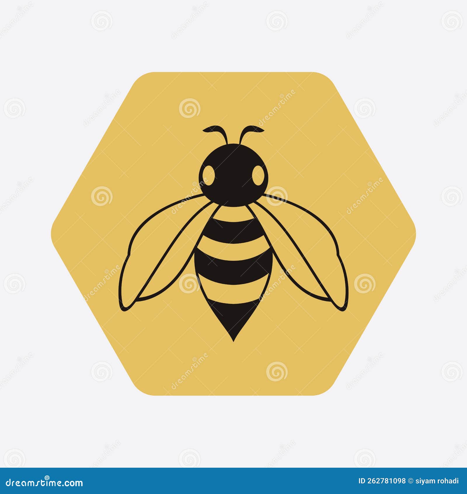 Bee Logo Illustrations Design Icon Stock Vector - Illustration of ...