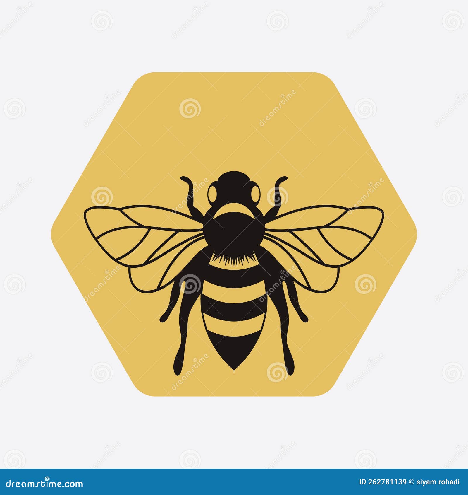 Bee Logo Illustrations Design Icon Stock Vector - Illustration of ...