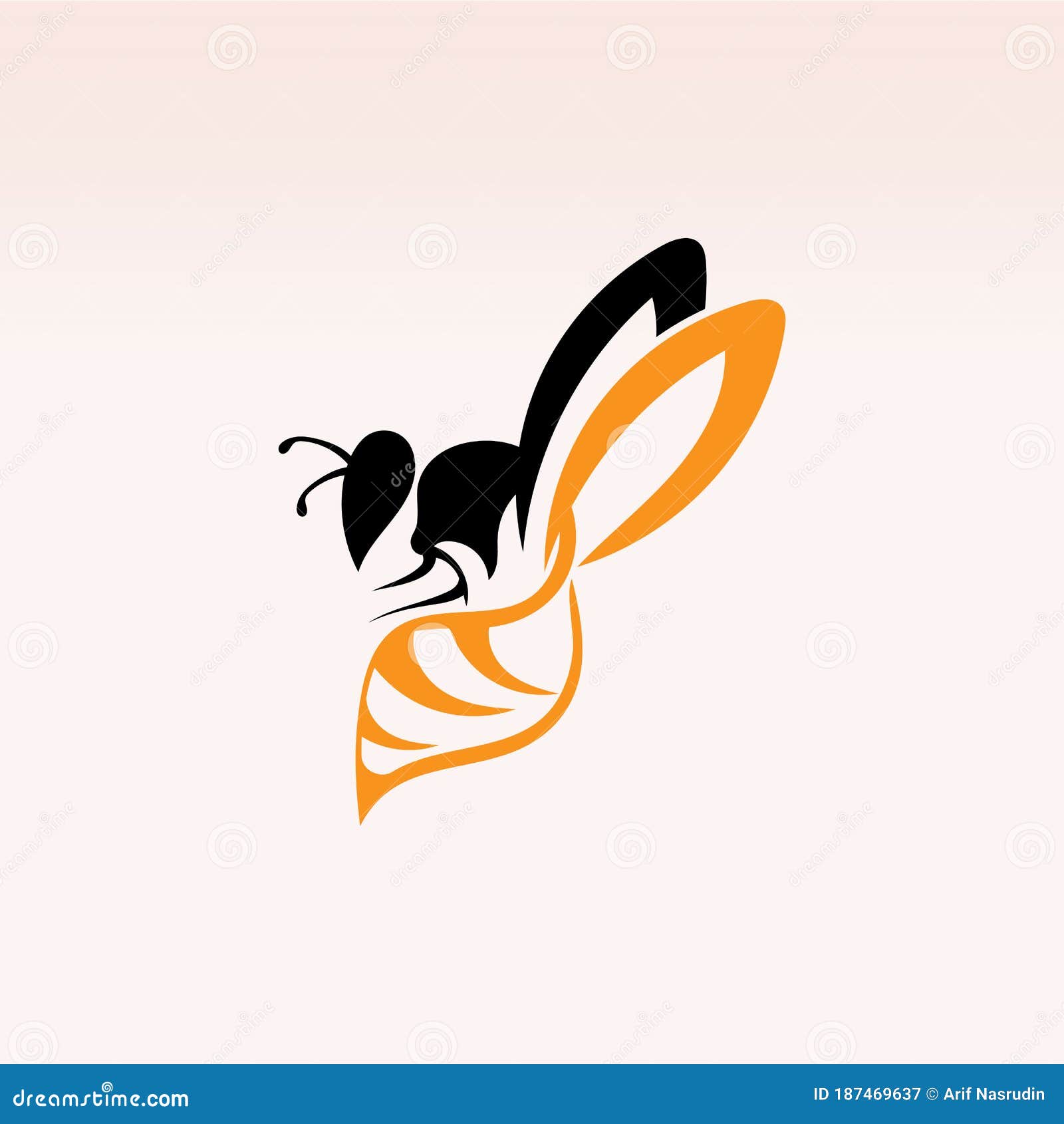 Bee Logo Simple and Modern Inspiration for Business Template Vector ...