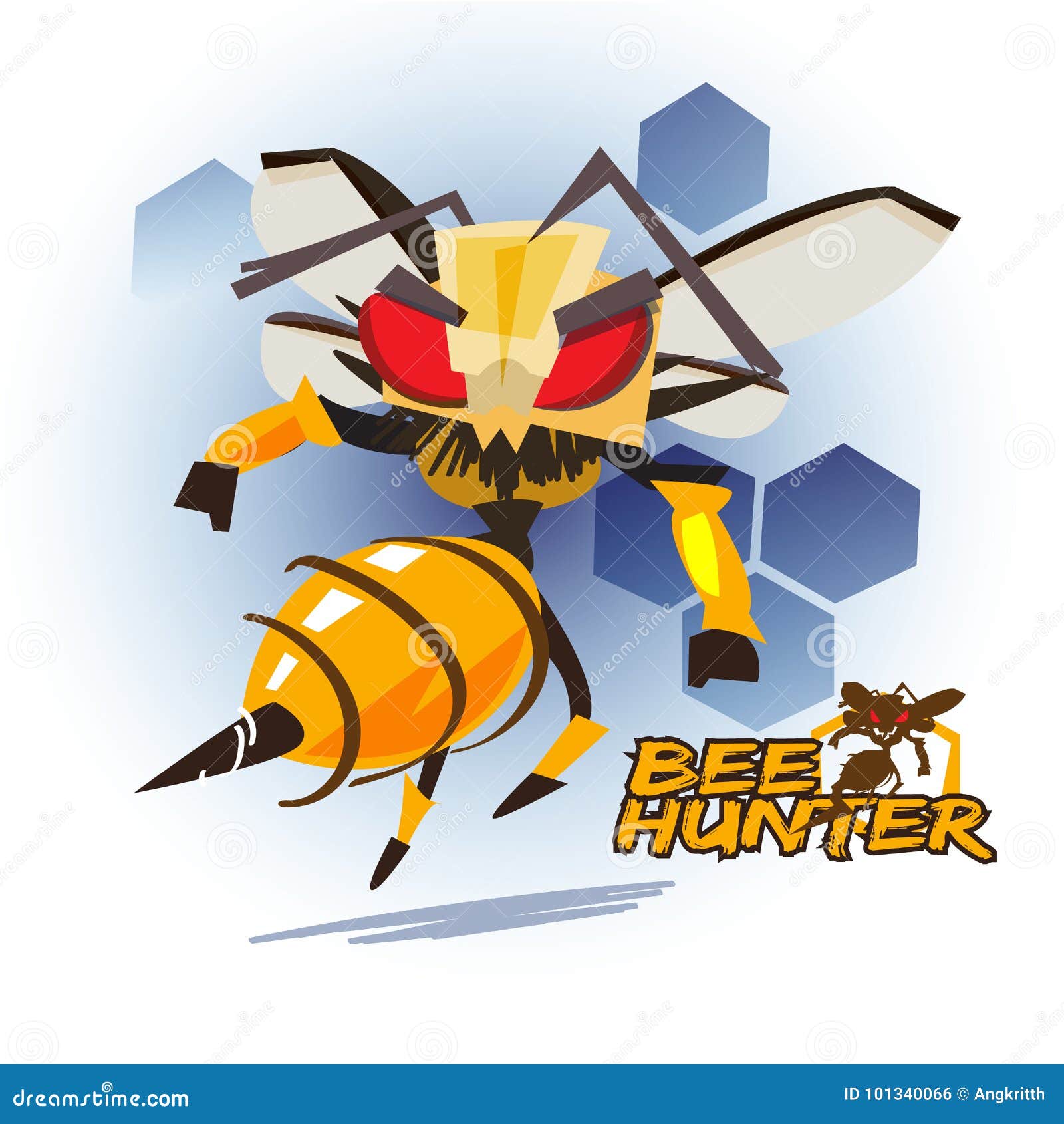 Bee Hunter Character Design Stock Illustrations – 9 Bee Hunter ...