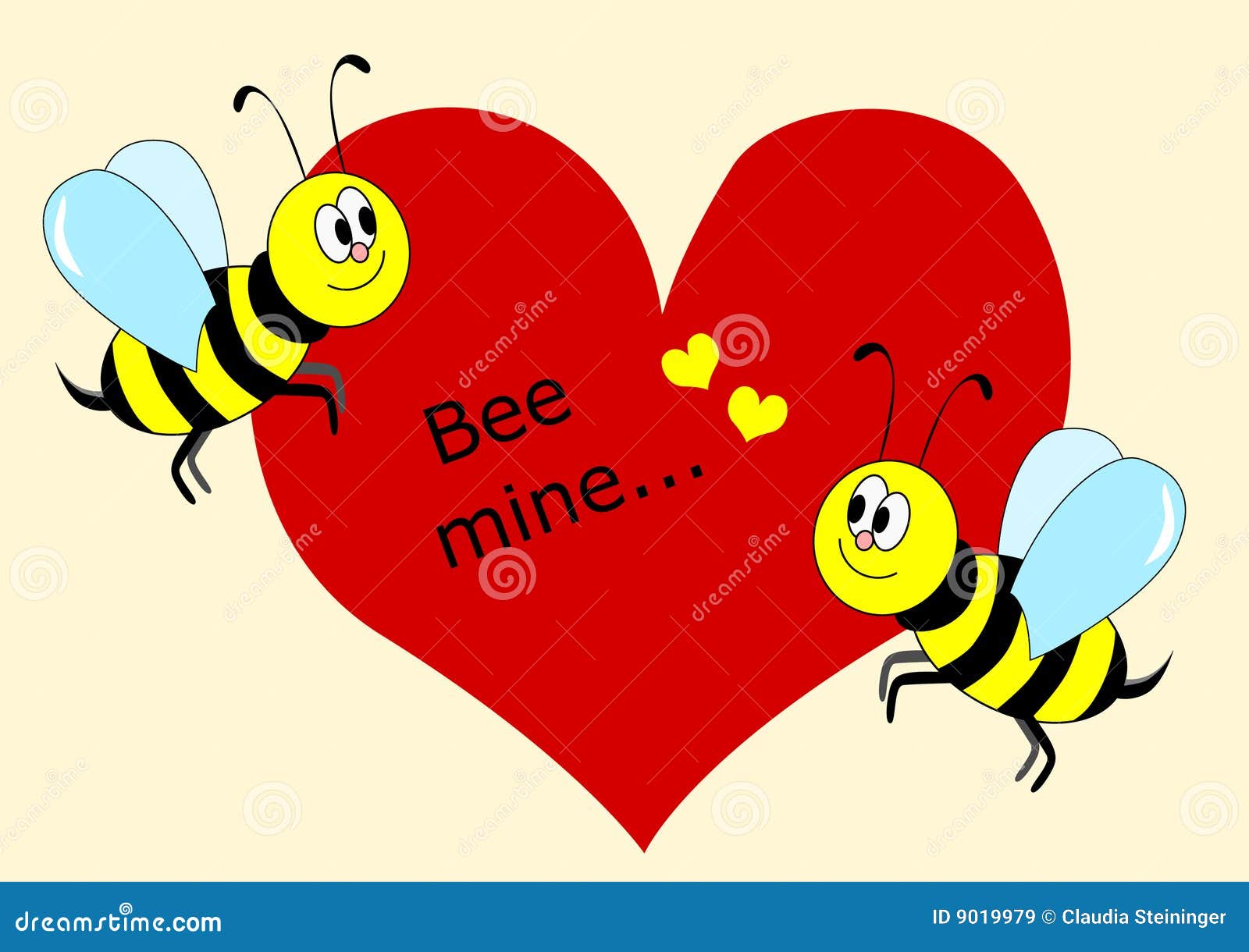 Bee mine stock vector. Illustration of romance, animal - 9019979