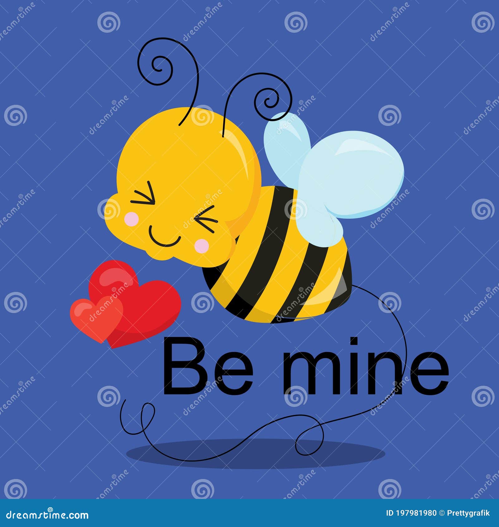 BEE MINE 03 stock vector. Illustration of graphic, vectors - 197981980