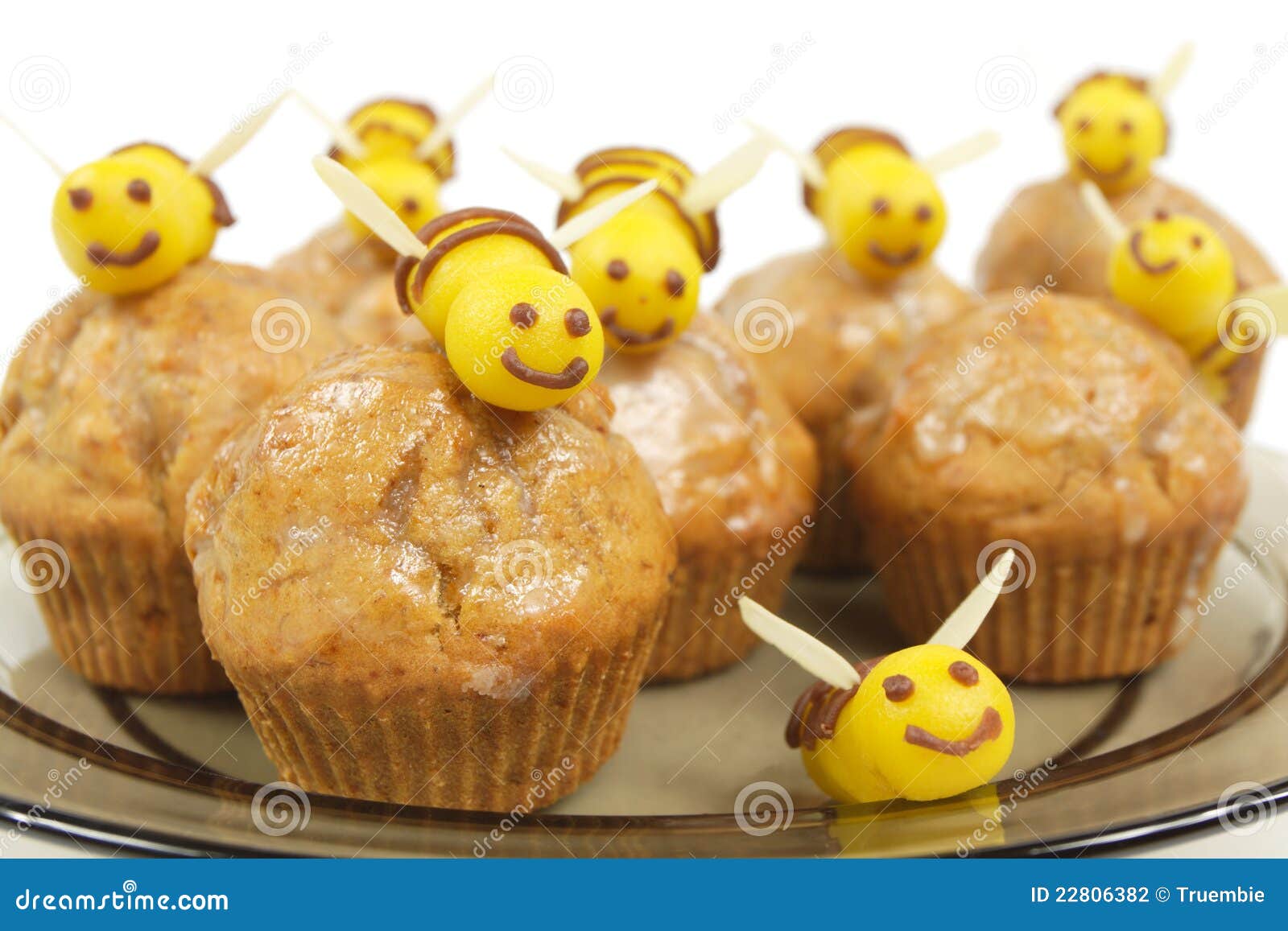 Bee muffins stock photo. Image of food, cupcake, fresh - 22806382