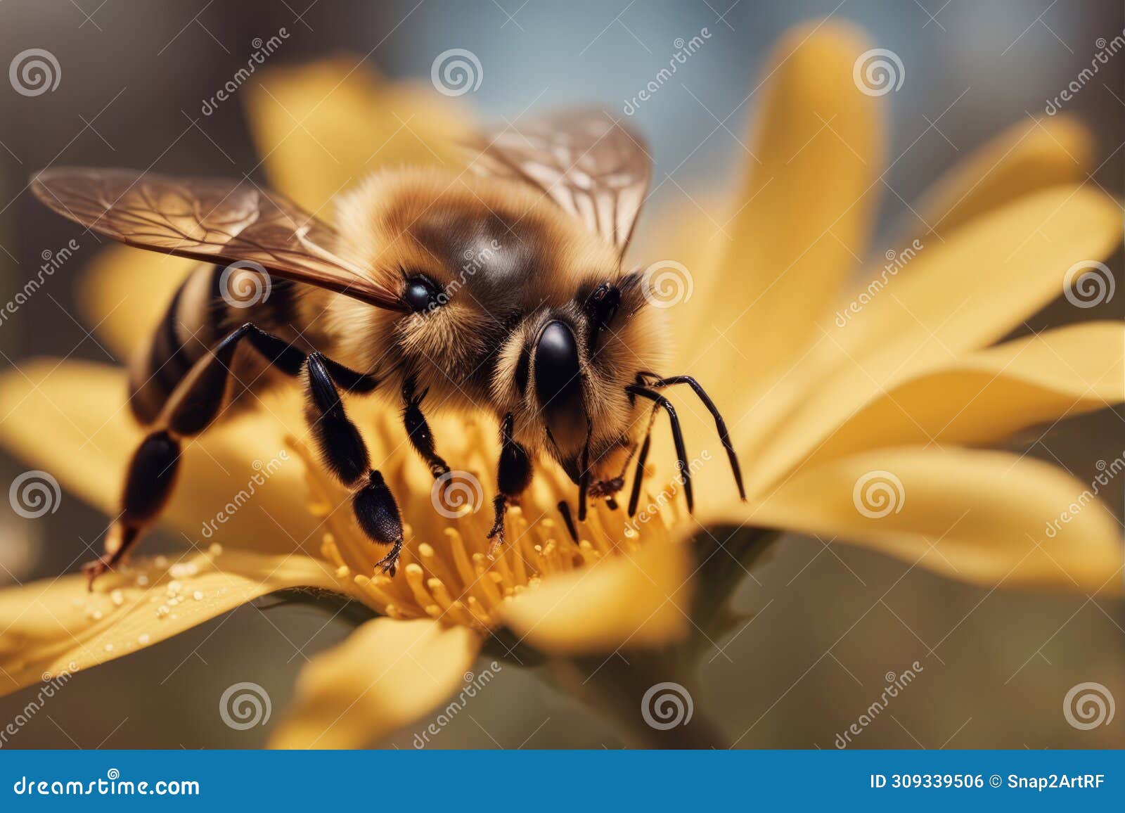 Bee The Natural Way Of Pollination, Created With Generative AI ...