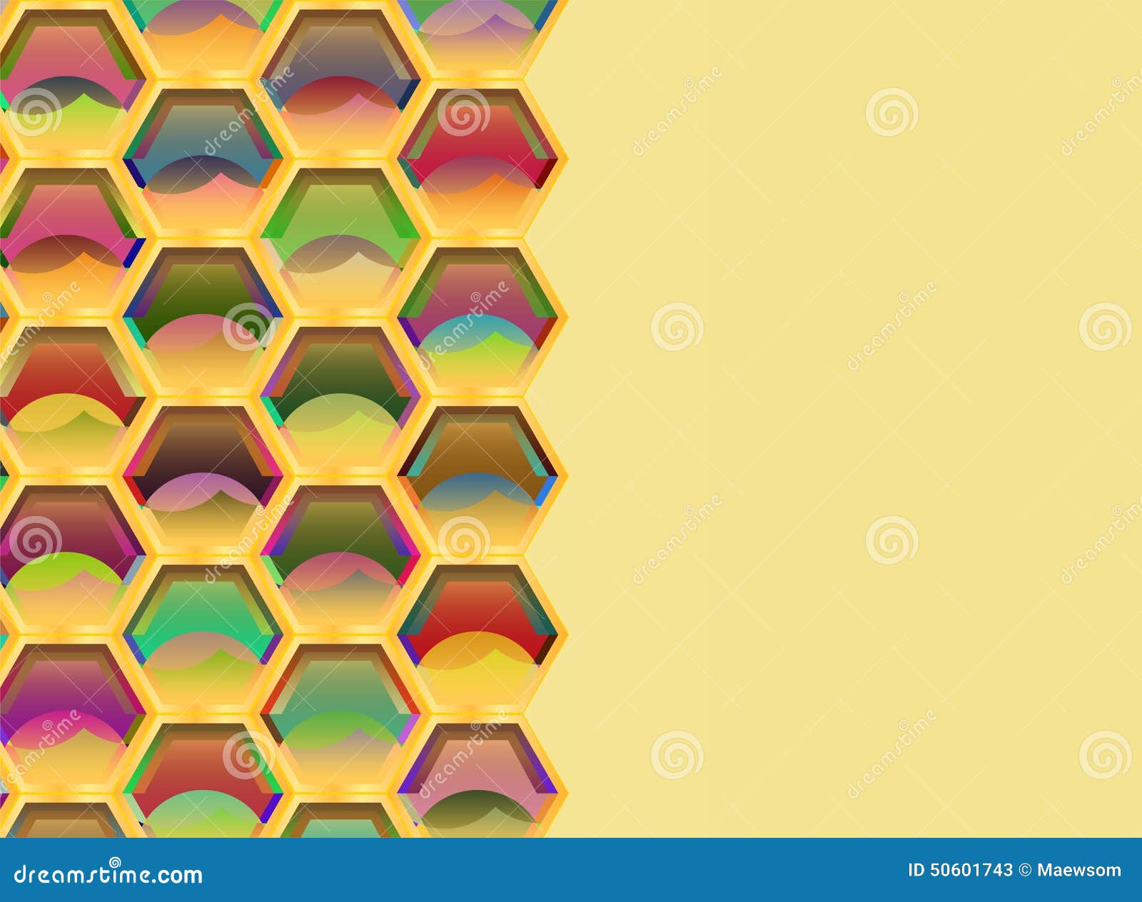 Bee Nest Geometrict Math Background Royalty-Free Stock Photography ...
