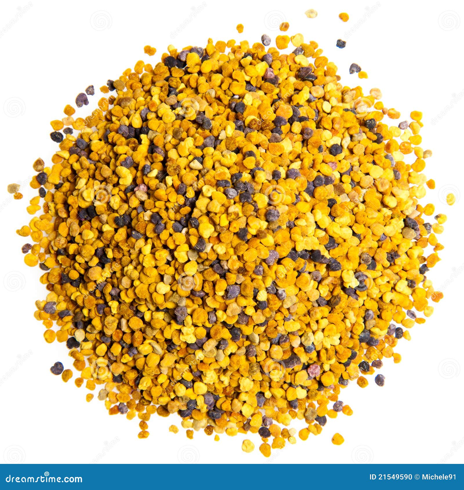 Bee Pollen stock photo. Image of pile, isolated, pollen - 21549590