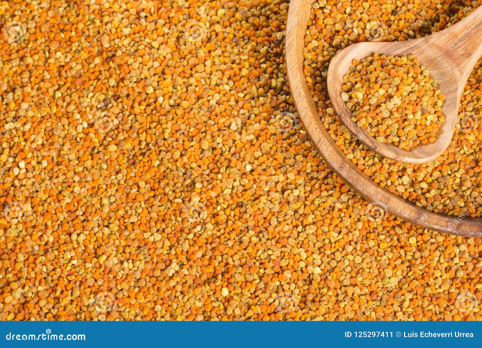 Honey Bee Pollen - Top View Stock Image - Image of pile, food: 125297411