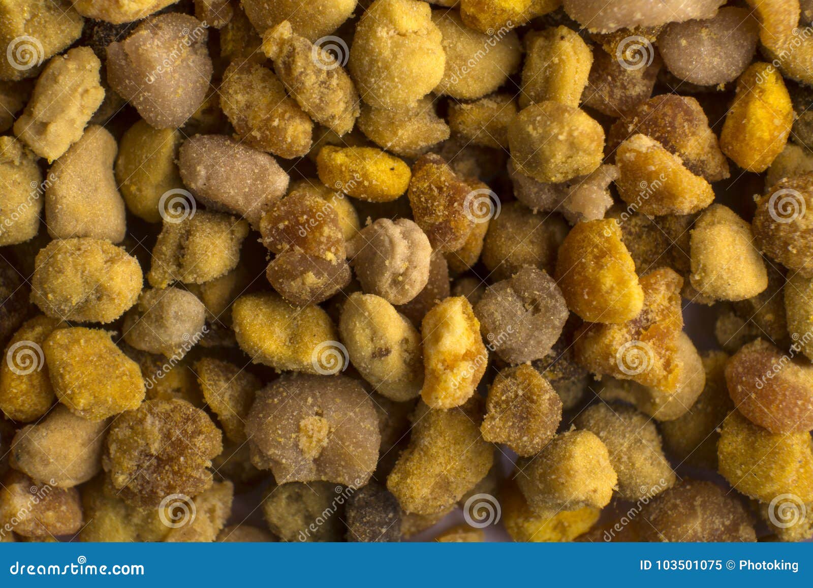 Bee pollen macro stock image. Image of food, beehive - 103501075