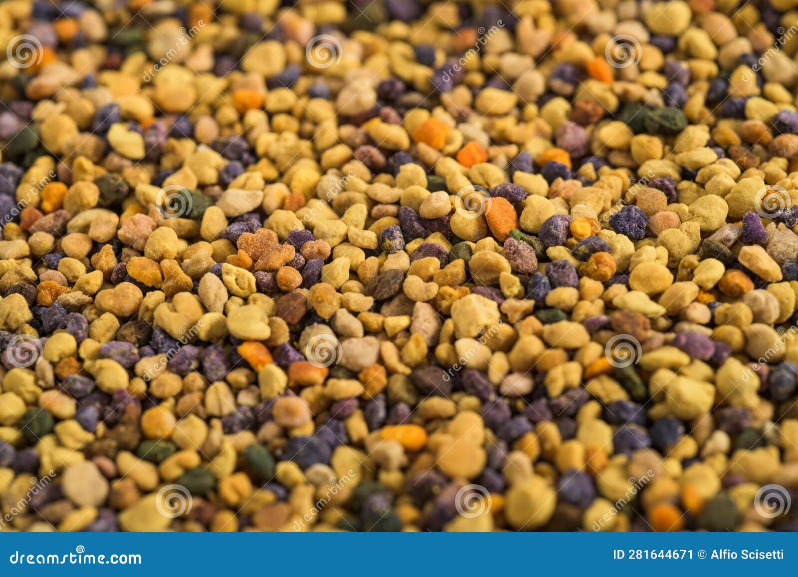 Bee pollen texture stock image. Image of background - 281644671